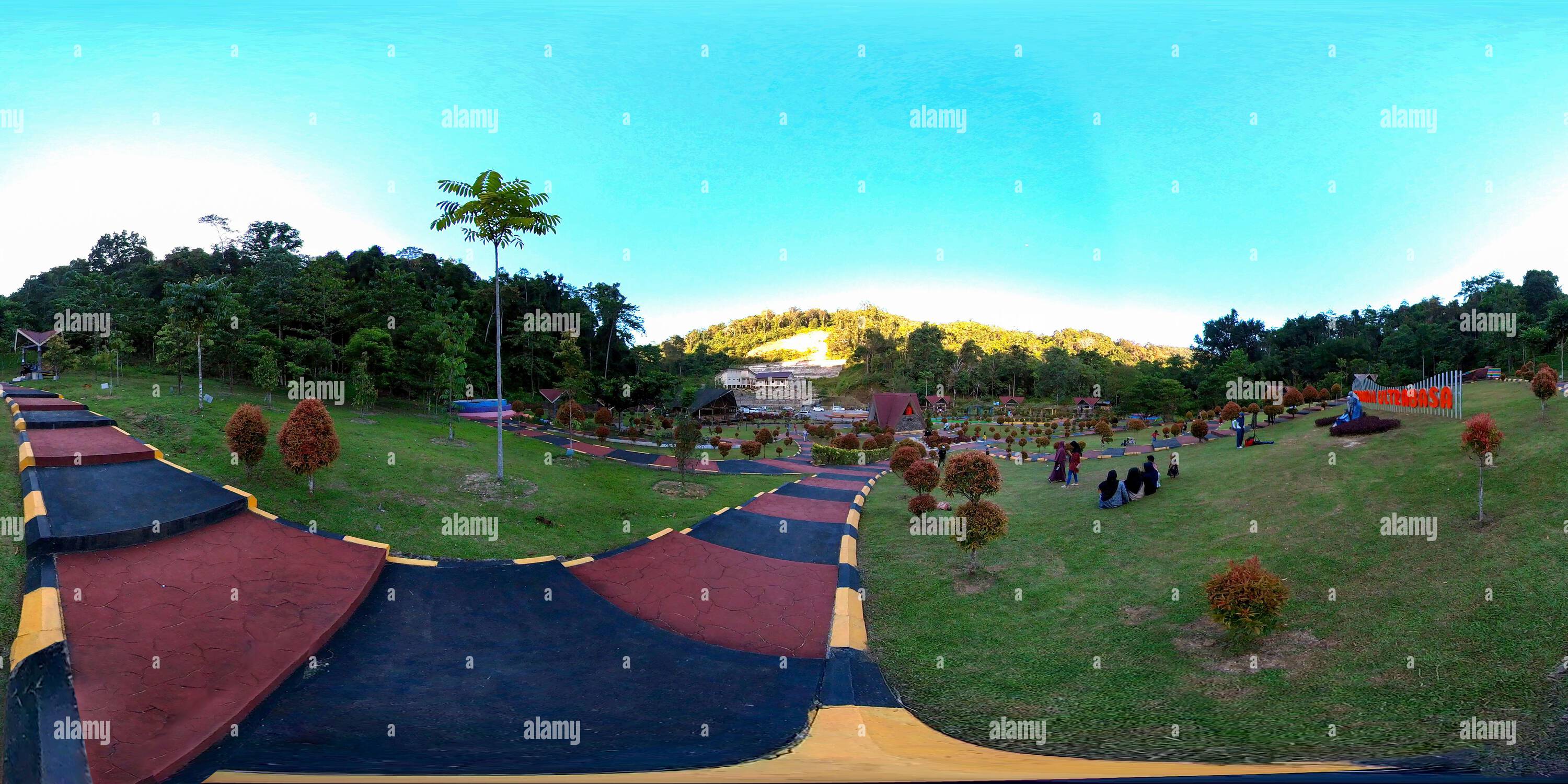 360° view of Beautiful scenery of Botanical Garden of Kendari as know ...