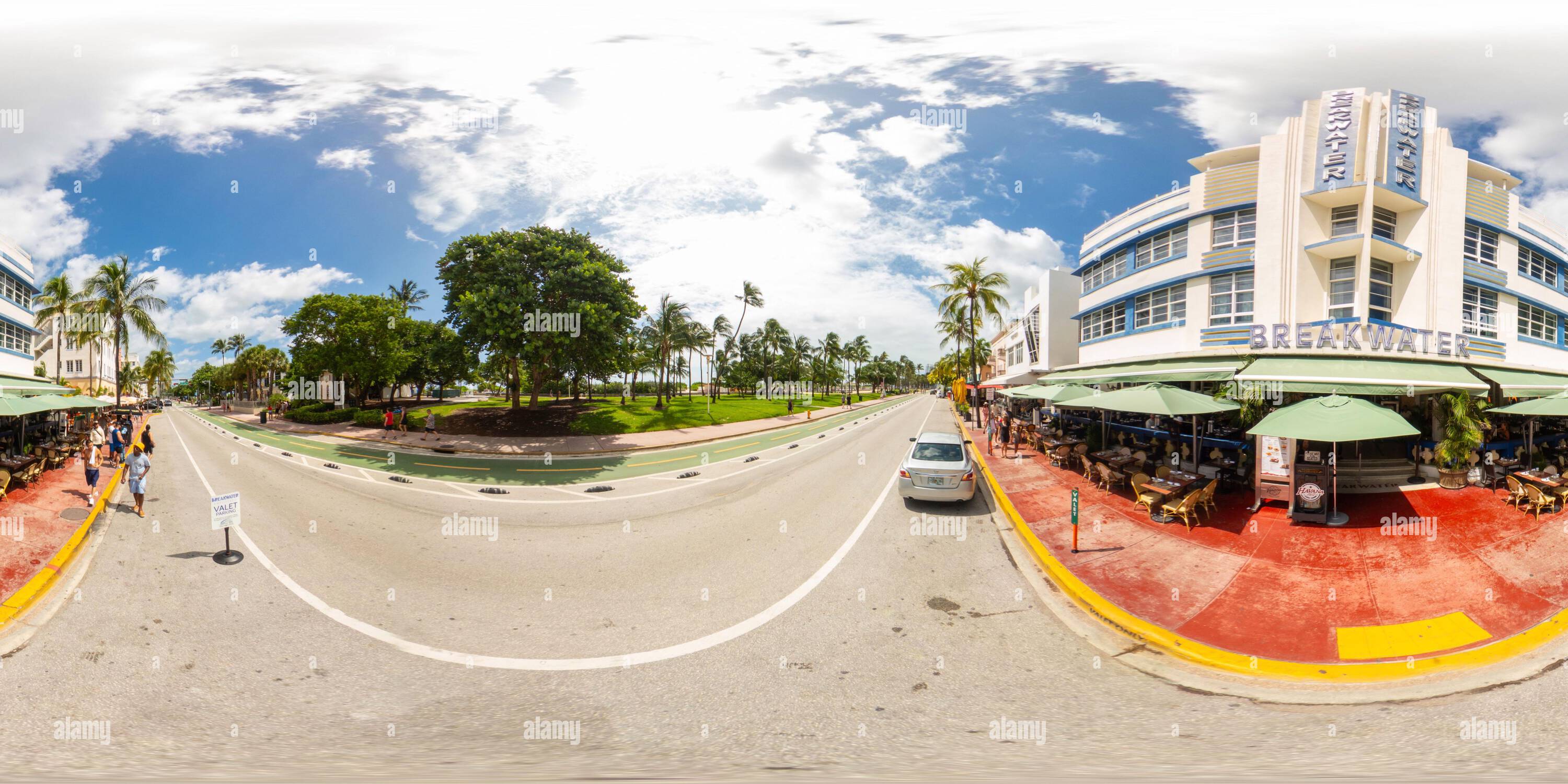 360° view of Miami Beach, FL, USA - September 3, 2023: 360 photo ...
