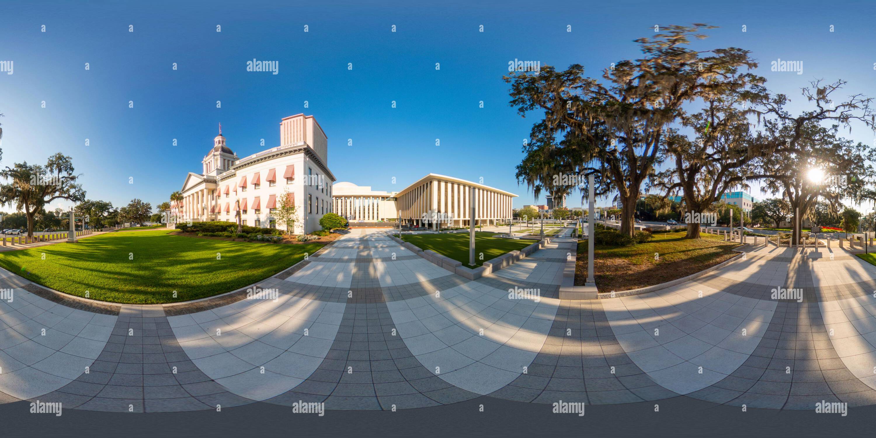 360° view of 360 equirectangular photo of the Florida State Capitol ...