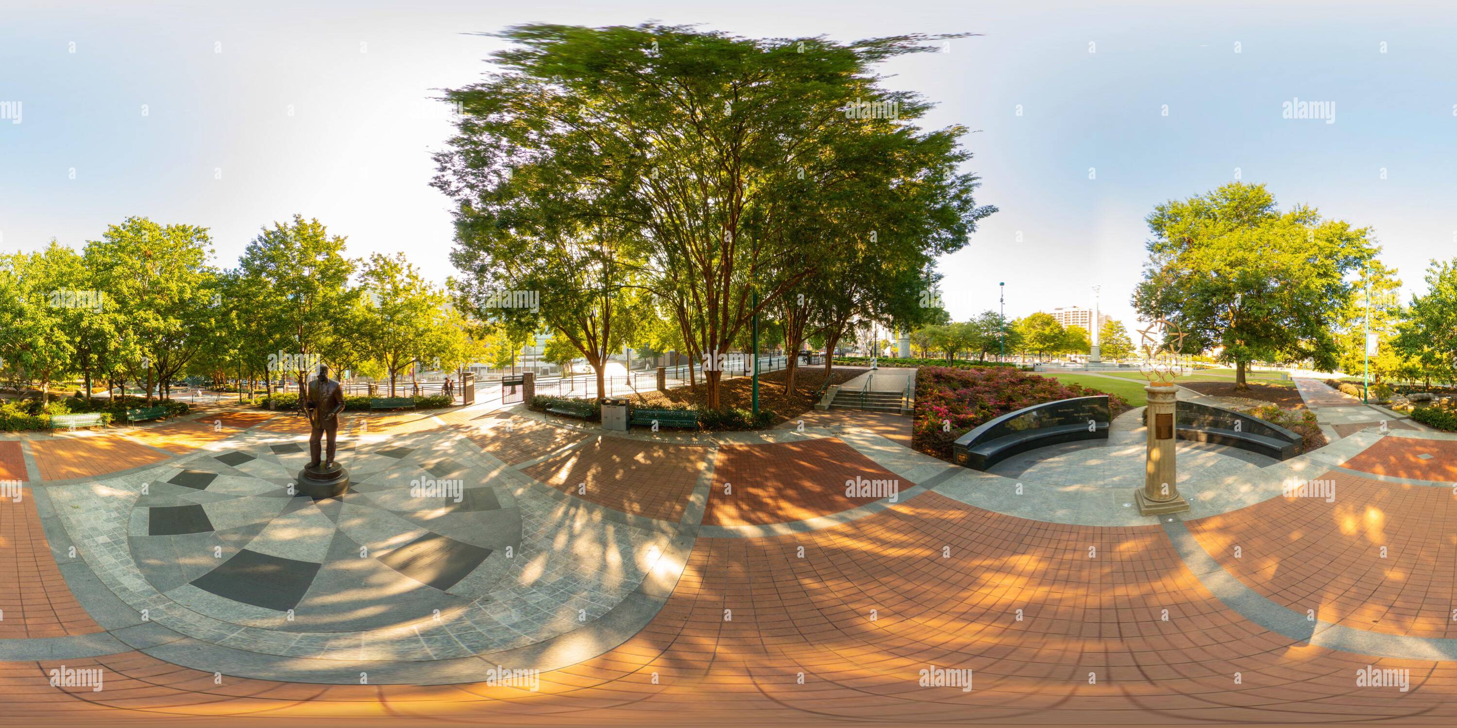 360° view of Atlanta, GA, USA - September 8, 2023: Centennial Olympic ...