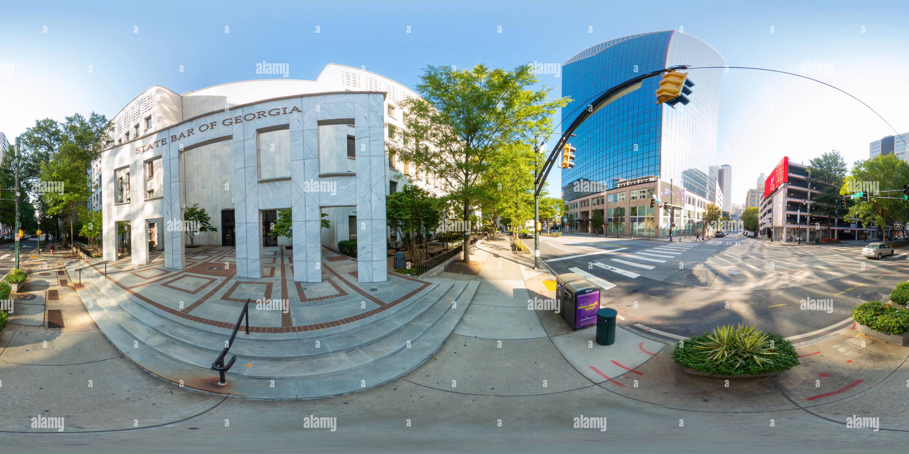 360° view of Atlanta, GA, USA - September 8, 2023: 360 equirectangular ...
