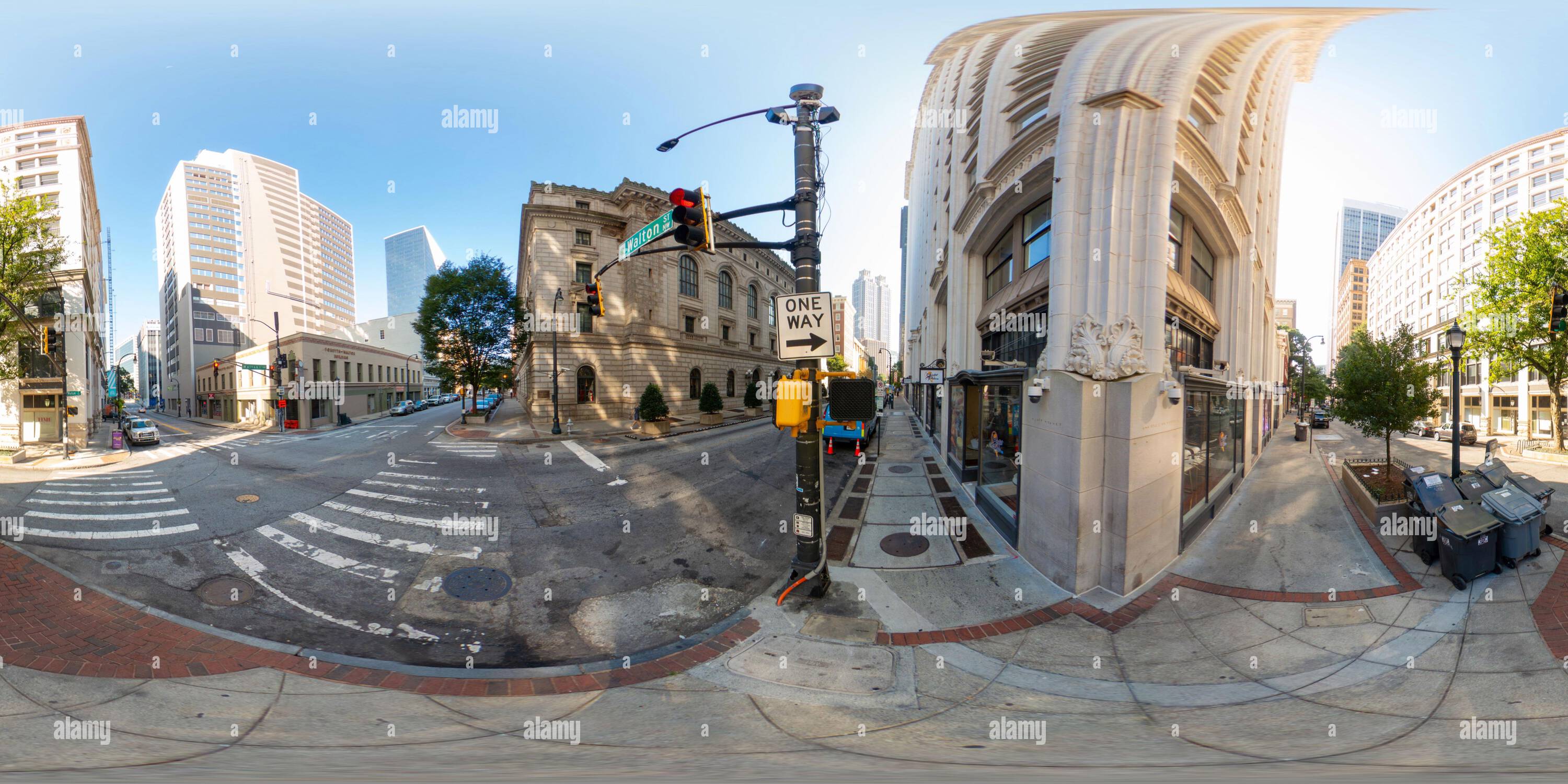 360° view of Atlanta, GA, USA - September 8, 2023: 360 equirectangular ...