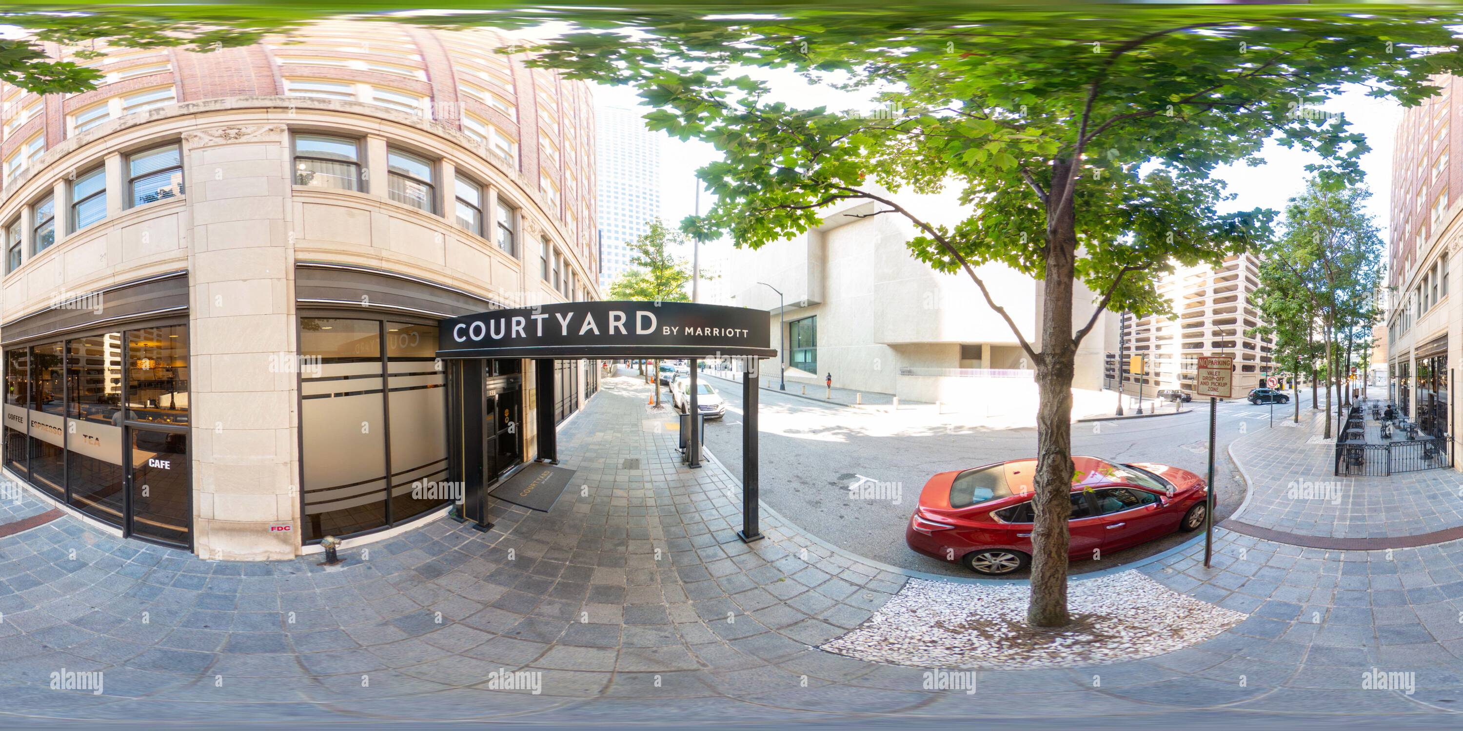 360° view of Atlanta, GA, USA - September 8, 2023: 360 photo Courtyard ...