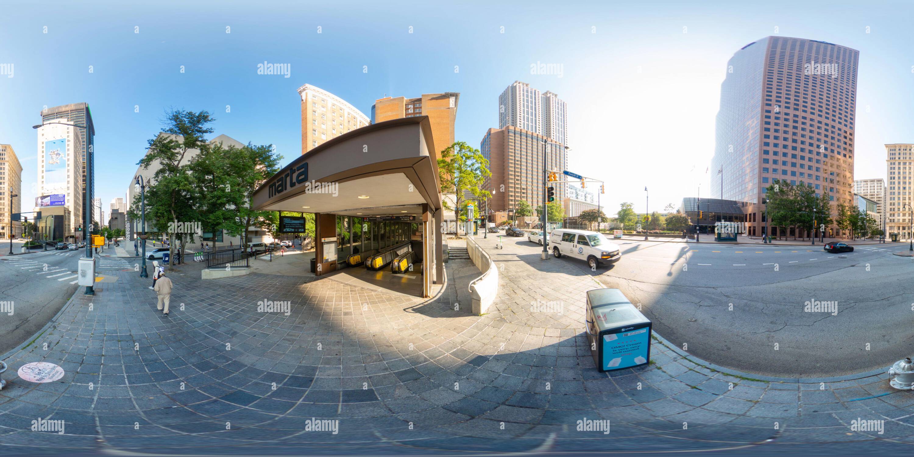 360° view of Atlanta, GA, USA - September 8, 2023: 360 photo Peachtree ...