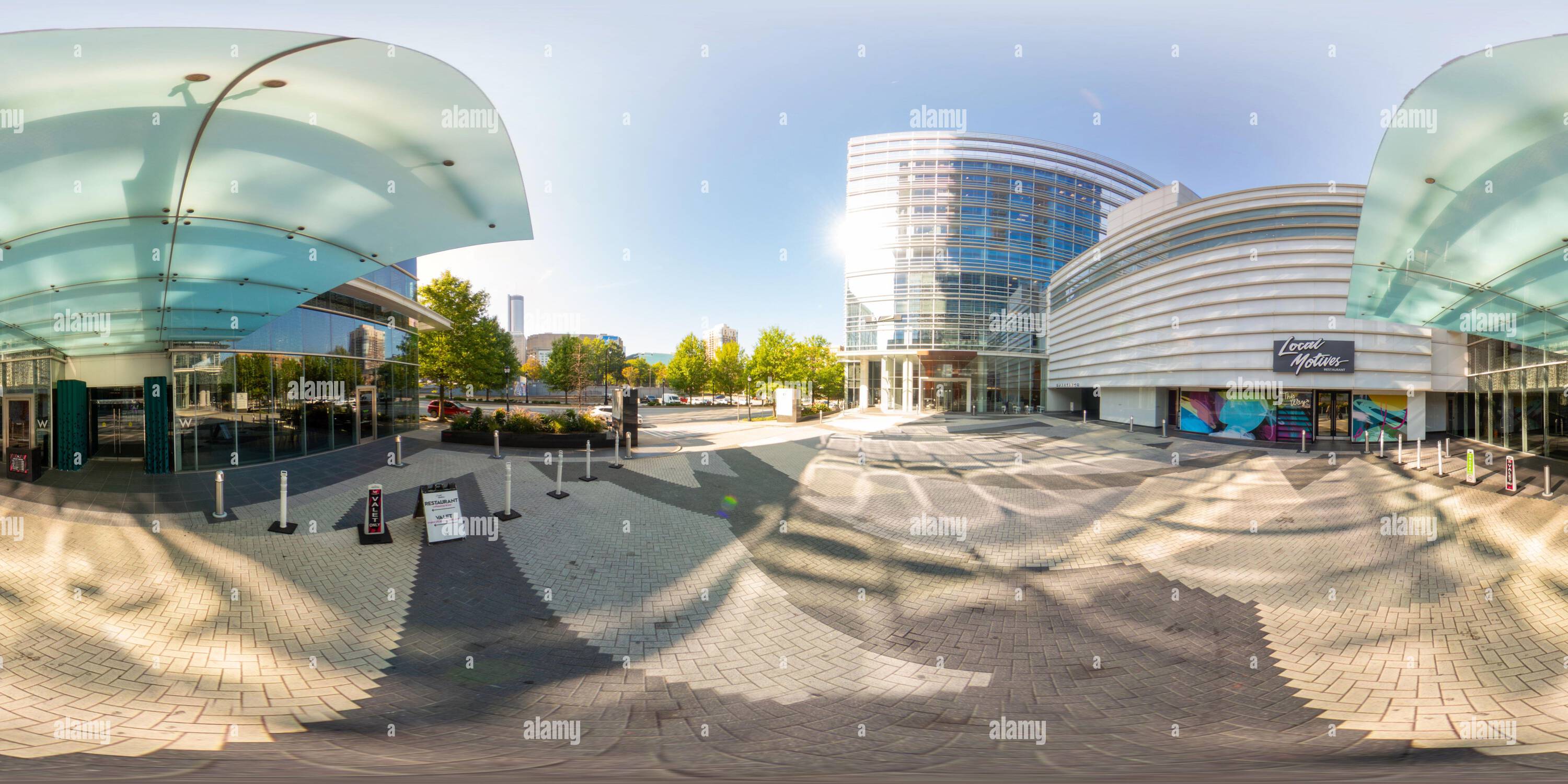 360° view of Atlanta, GA, USA - September 8, 2023: 360 photo W Hotel ...