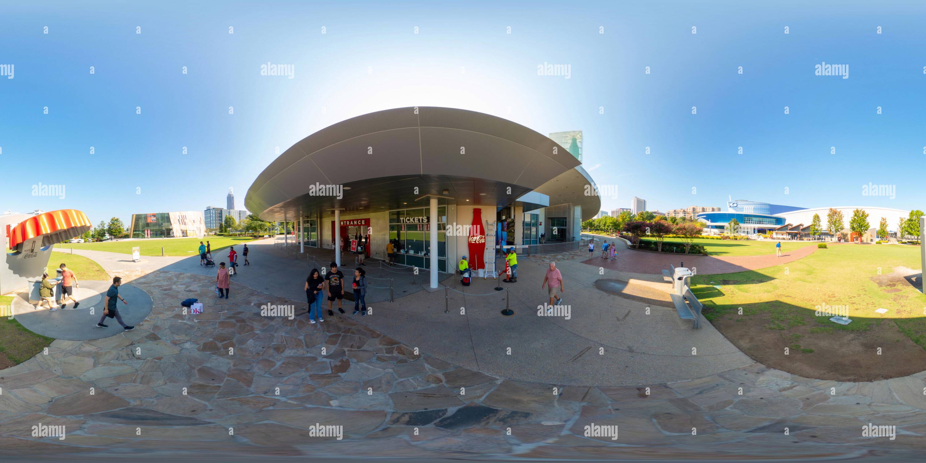 360° view of Atlanta, GA, USA - September 8, 2023: 360 photo of World ...