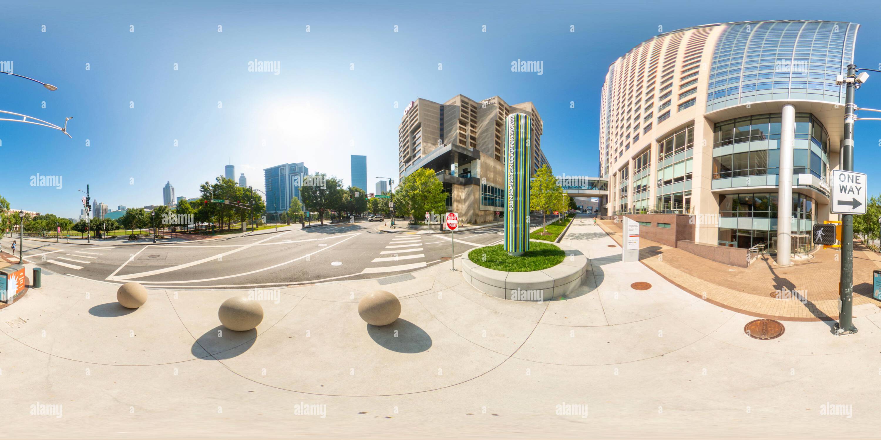 360° view of Atlanta, GA, USA - September 8, 2023: 360 photo Georgia ...