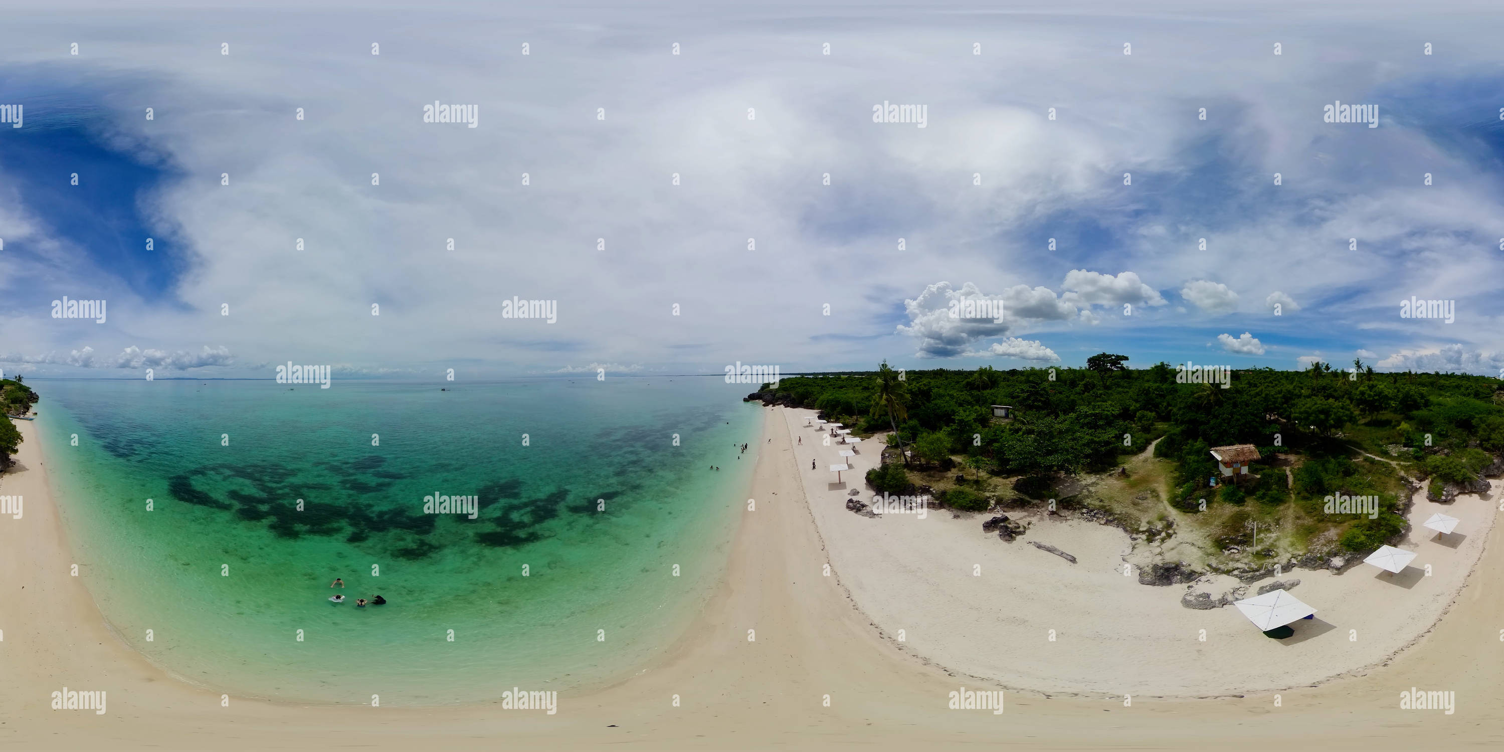 360° view of Bantayan island, Philippines - Alamy