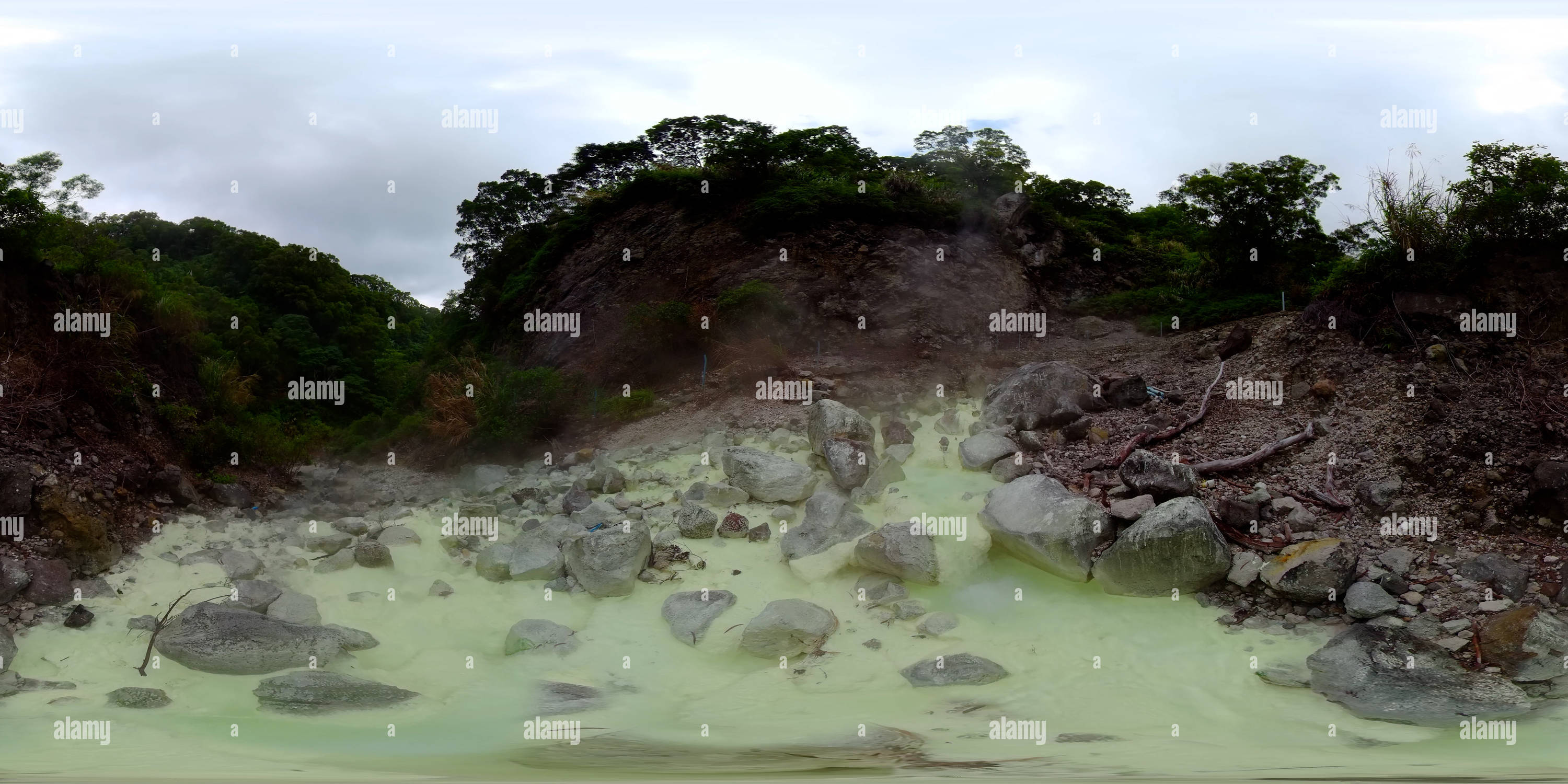 360° view of Baslay Hot Spring. Negros, Philippines - Alamy