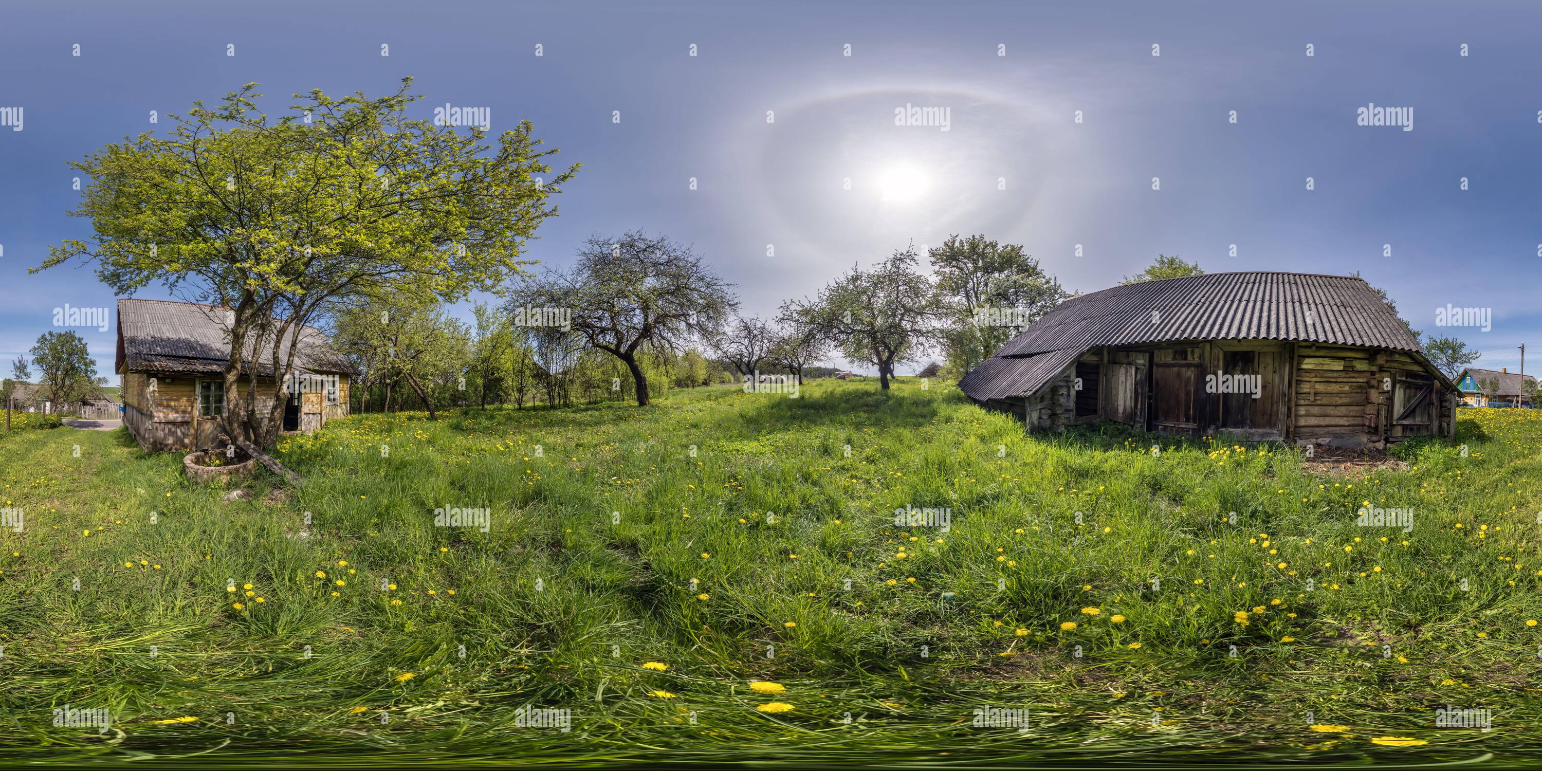 360° view of full seamless spherical 360 hdri panorama view near ...