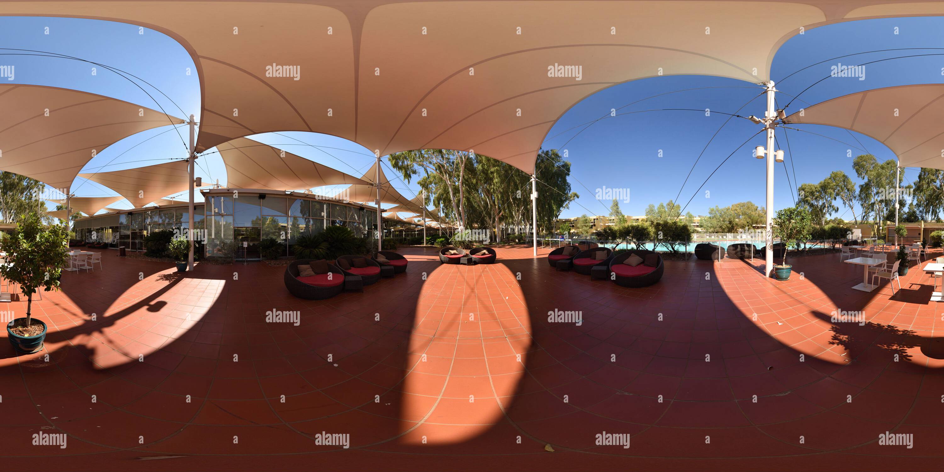 360° view of 360° Panorama Chill-Out area beside the Pool at the 5 Star ...