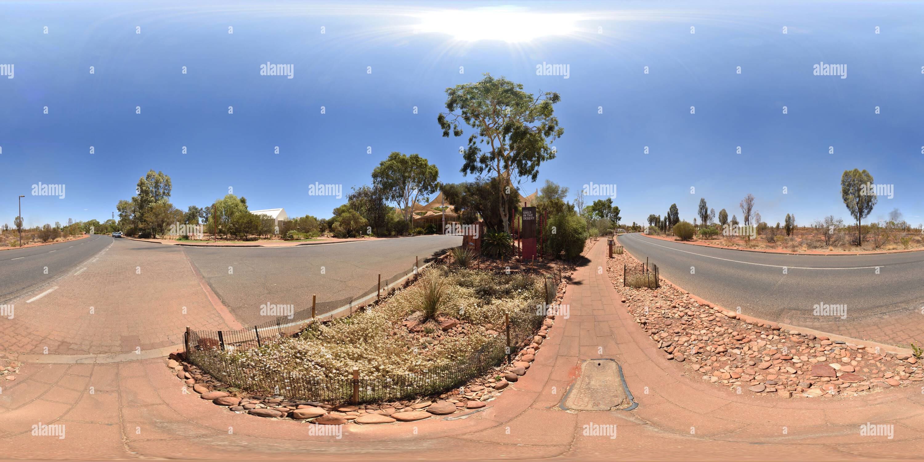 360° view of 360° Panorama Driveway entrance to Sails Resort ...