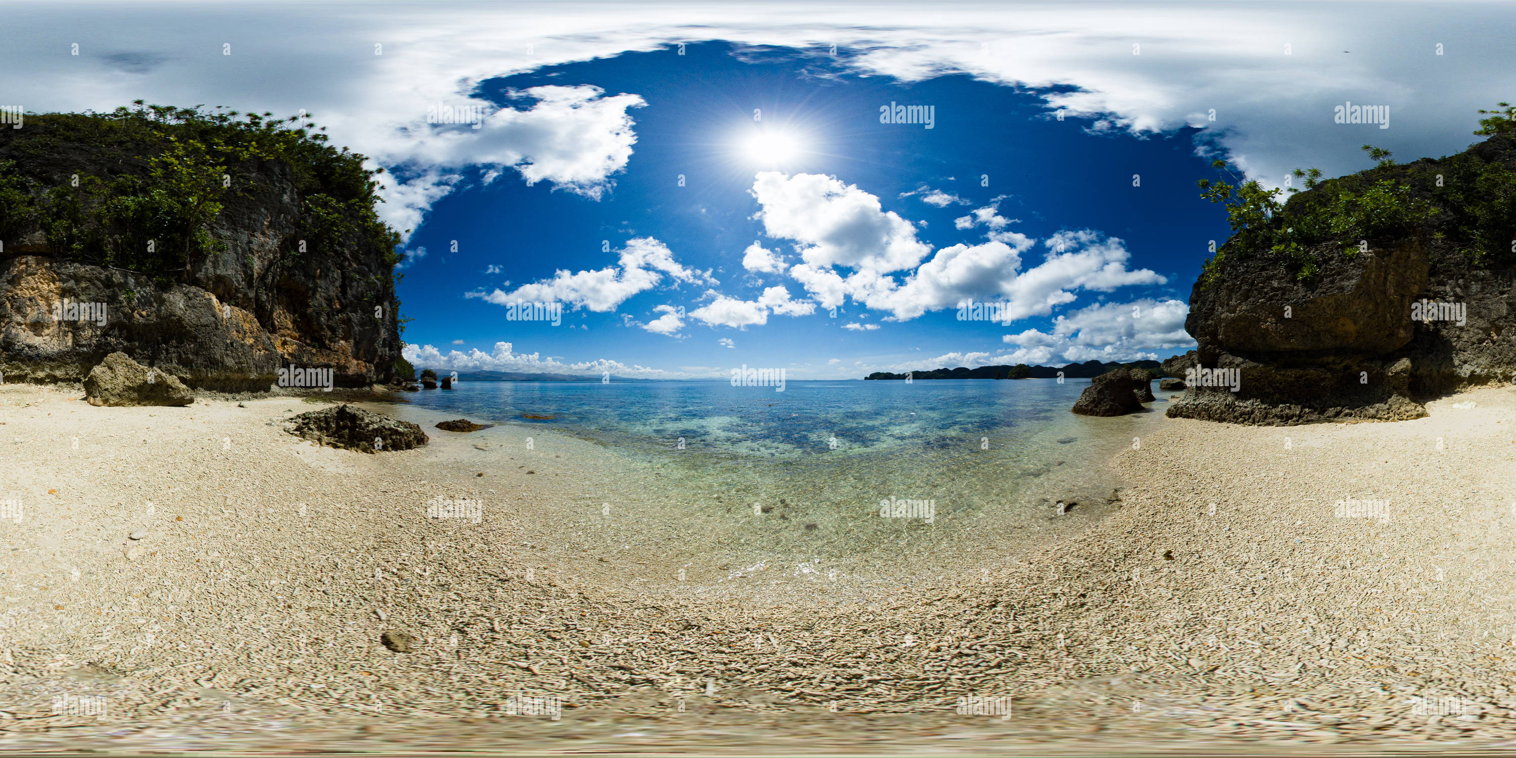 360° view of White Sand Beach in Sohoton, Bucas Grande. Surigao del ...