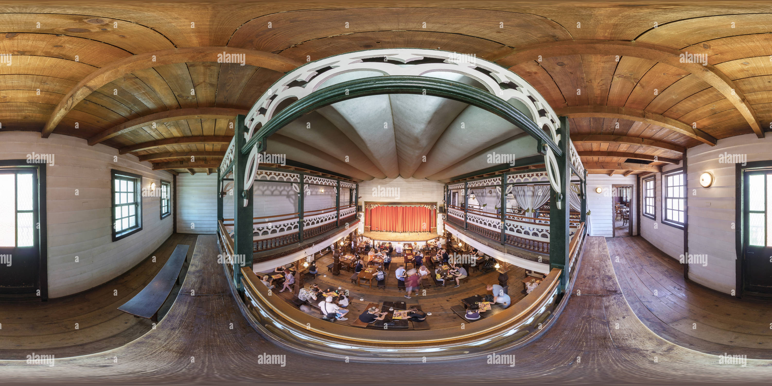 360° view of View from the Second Floor of the Magic Saloon – Wild West ...