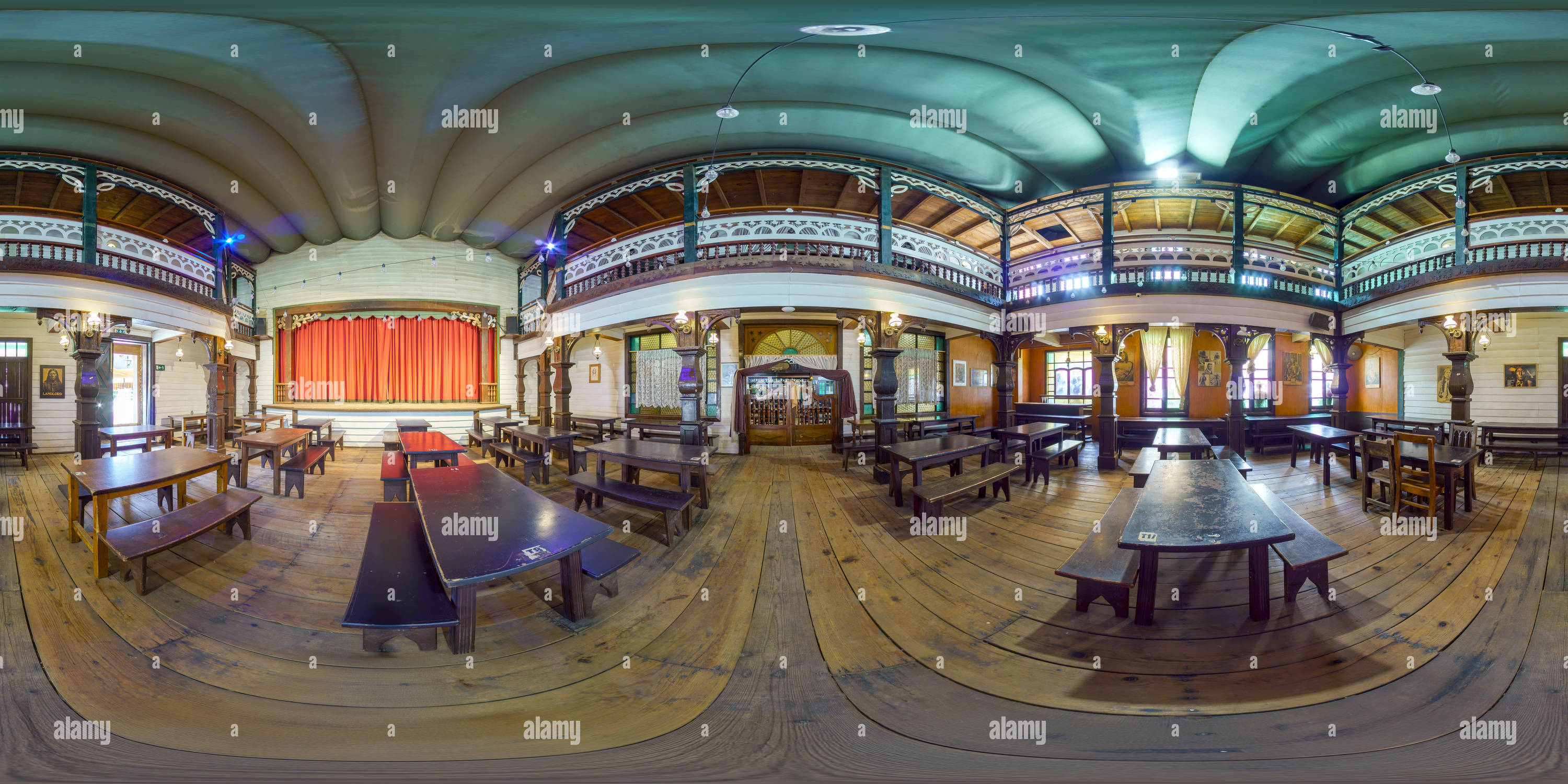360° view of Interior of the Magic Saloon – Wild West Town - Alamy