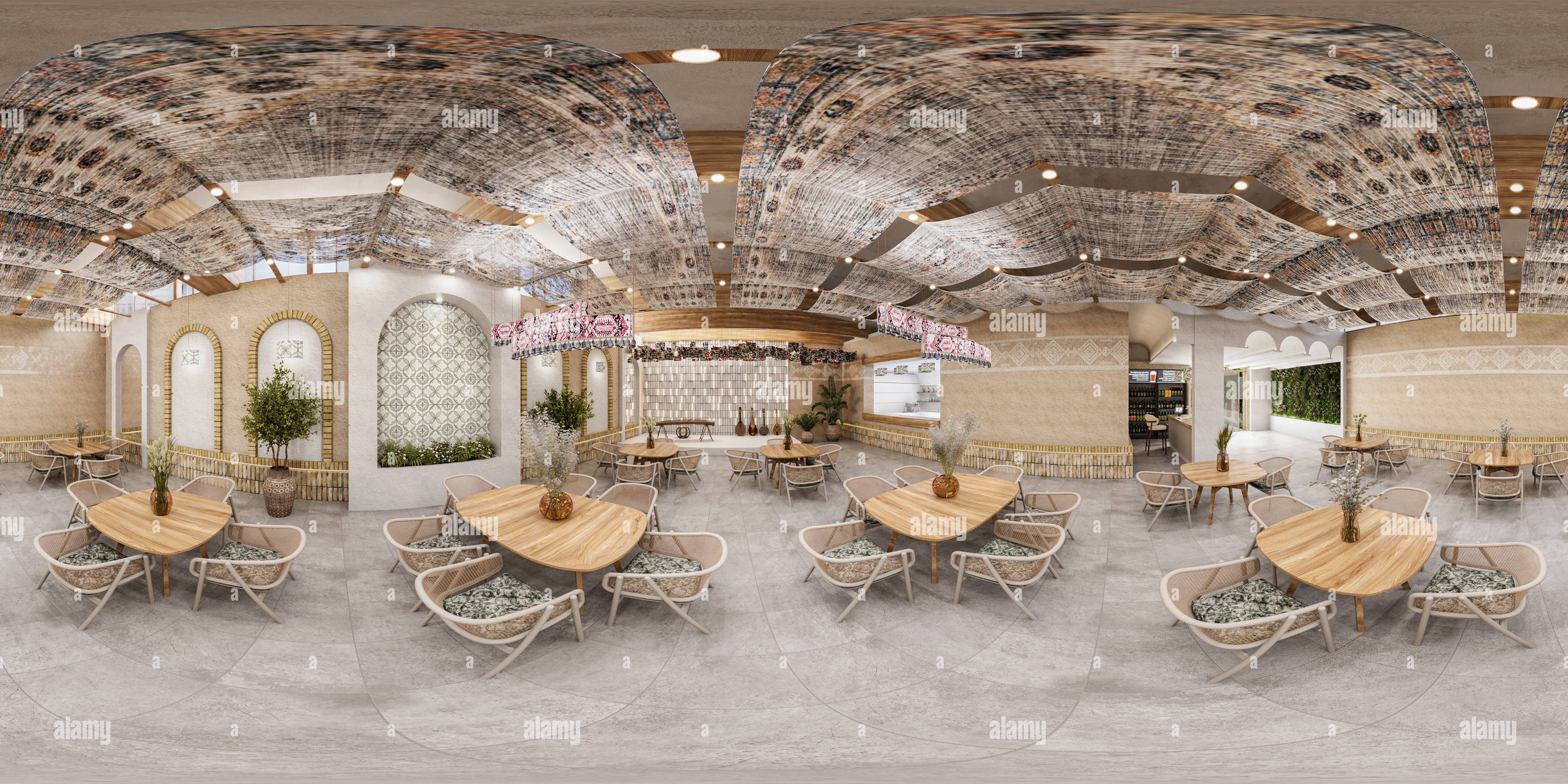 360° view of kare kabab restaurant - Alamy
