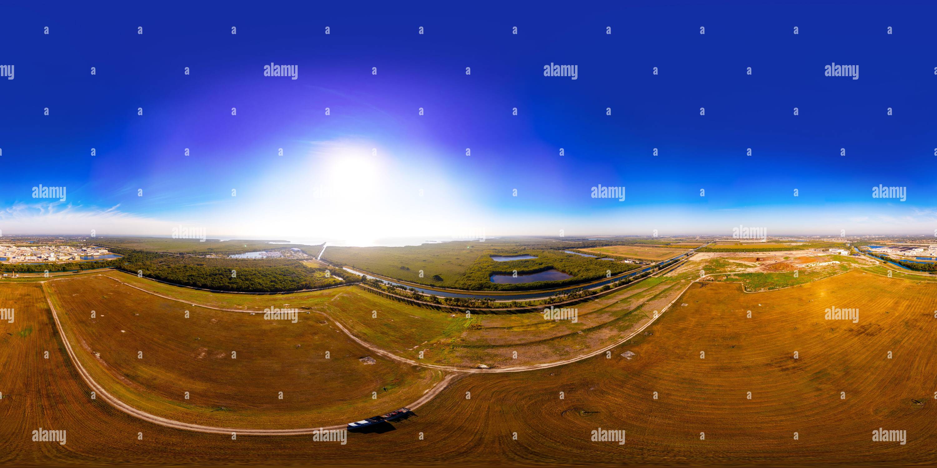 360° view of Aerial 360 spherical photo Miami Dade landfill ...