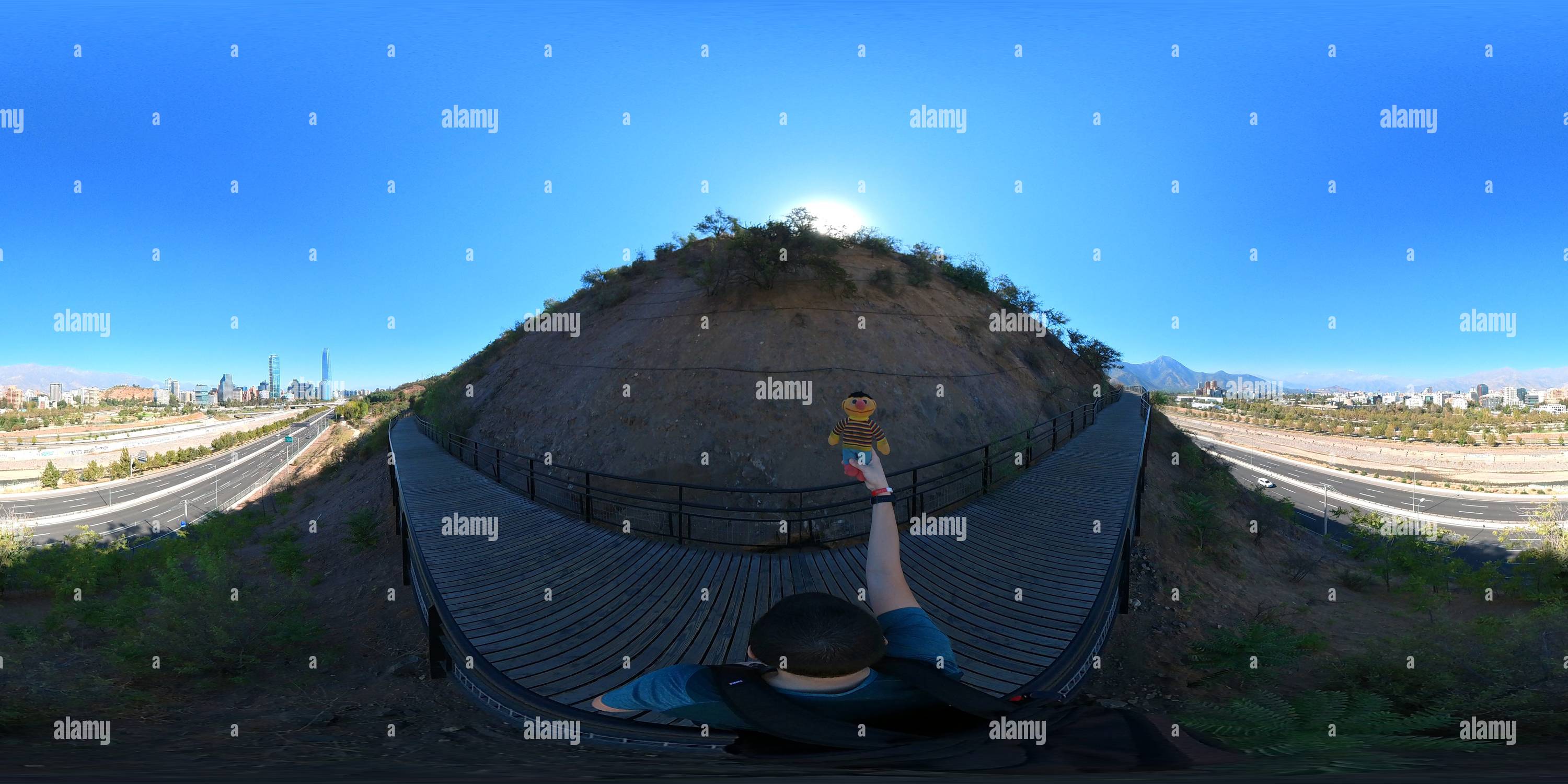 360° view of Walking Along the Metropolitan Park - Alamy