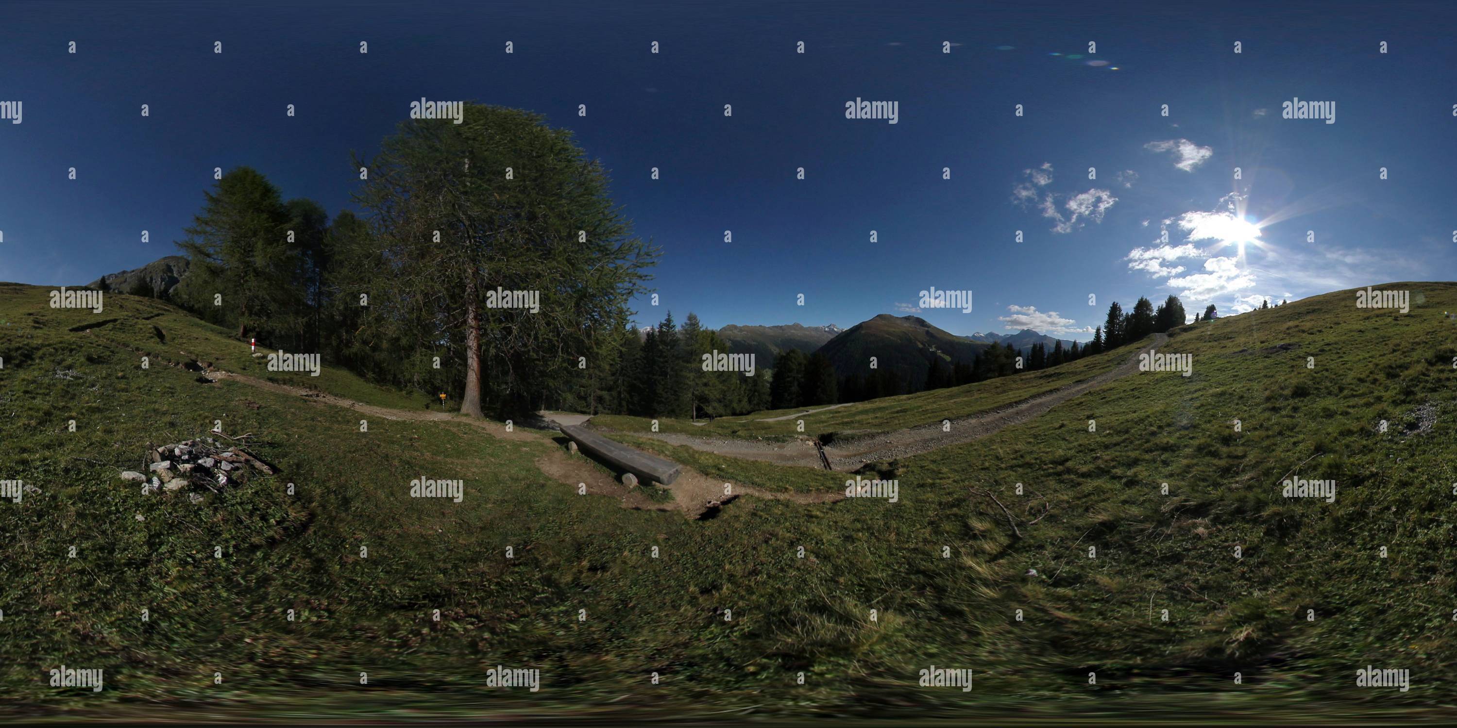 360° view of Strela Pass Trail 1 - Alamy