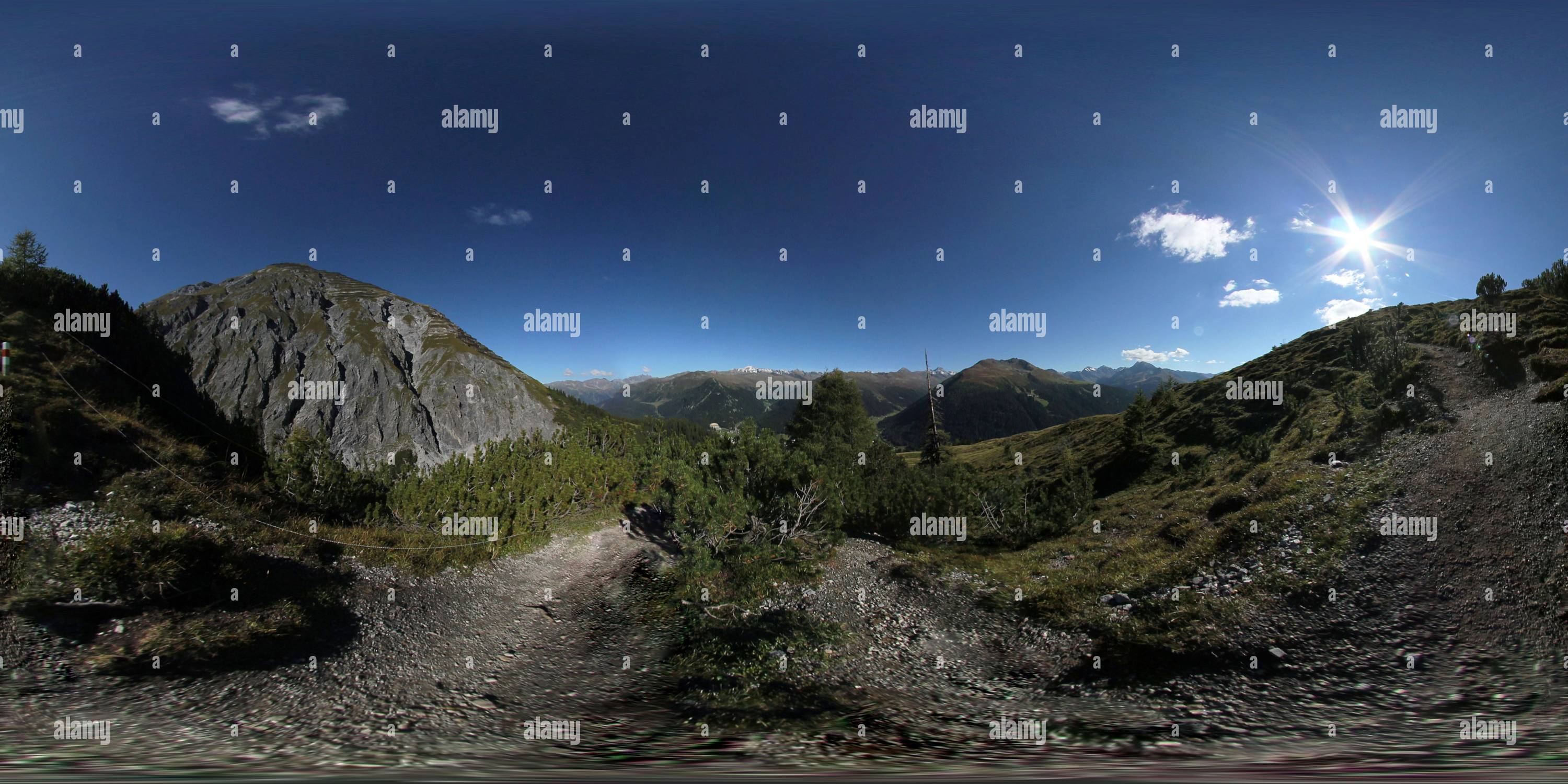 360° view of Strela Pass Trail 5 - Alamy