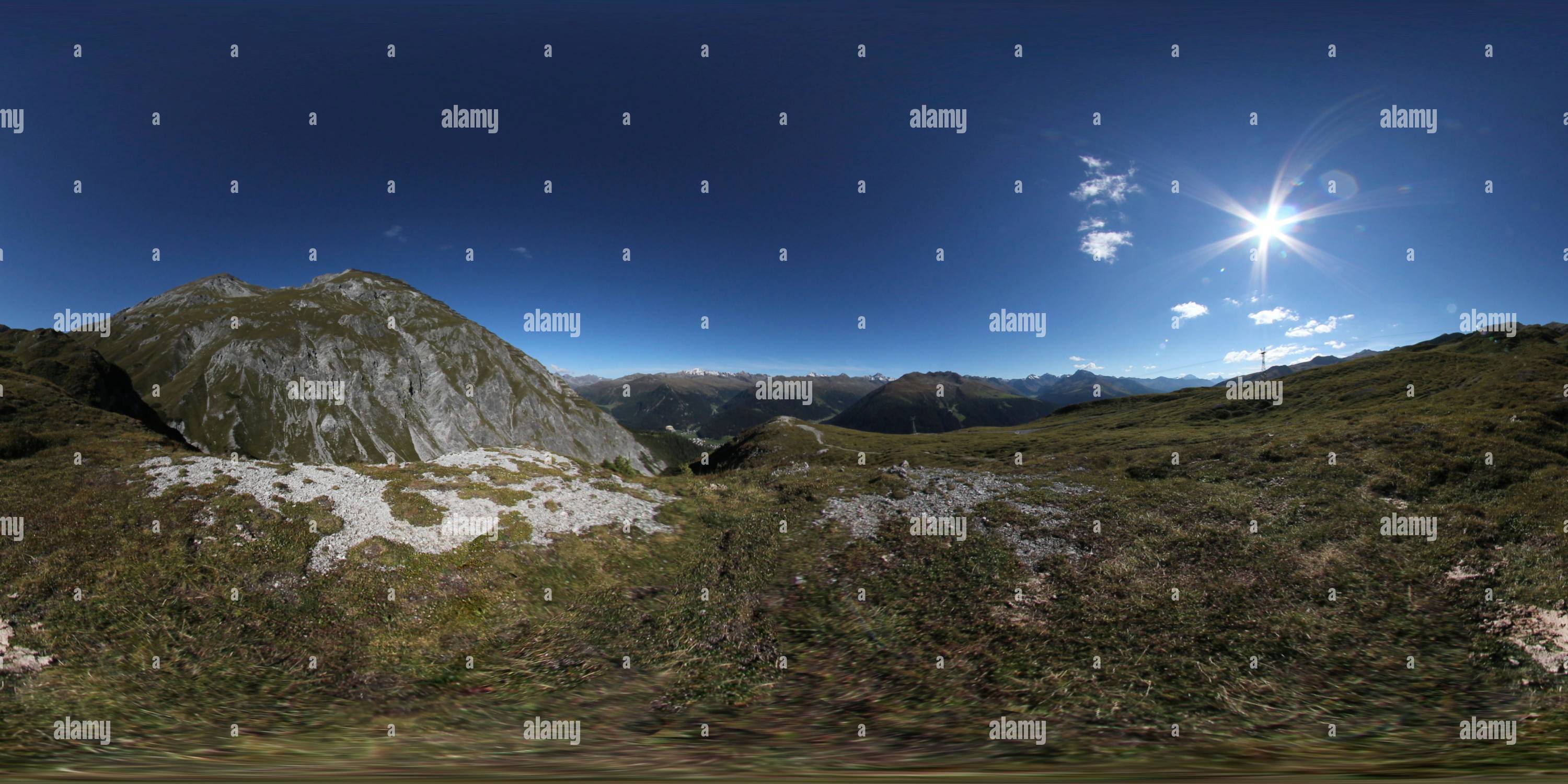 360° view of Strela Pass Trail 10 - Alamy