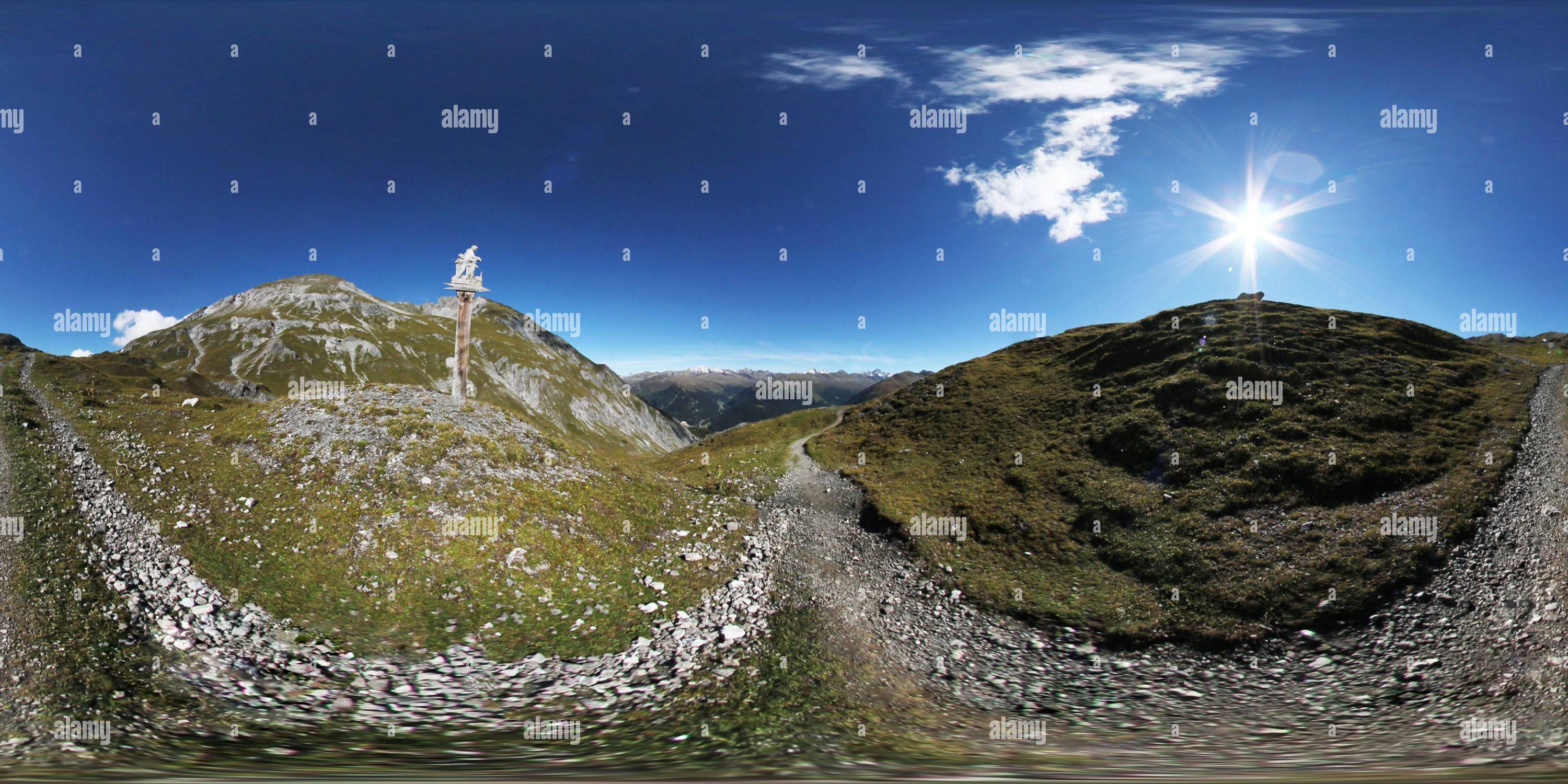360° view of Strela Pass Trail 13 - Alamy