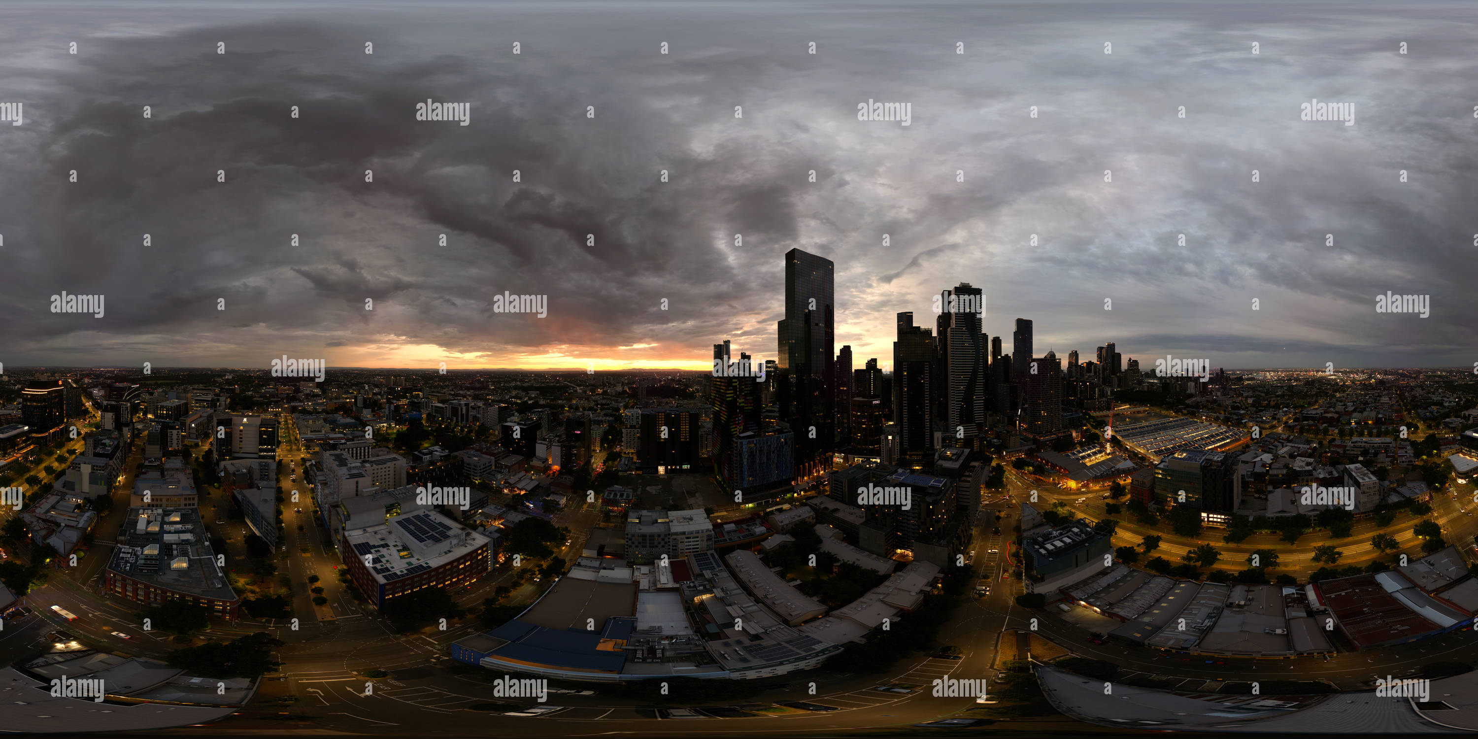 360° view of Melbourne February 2025 - Alamy