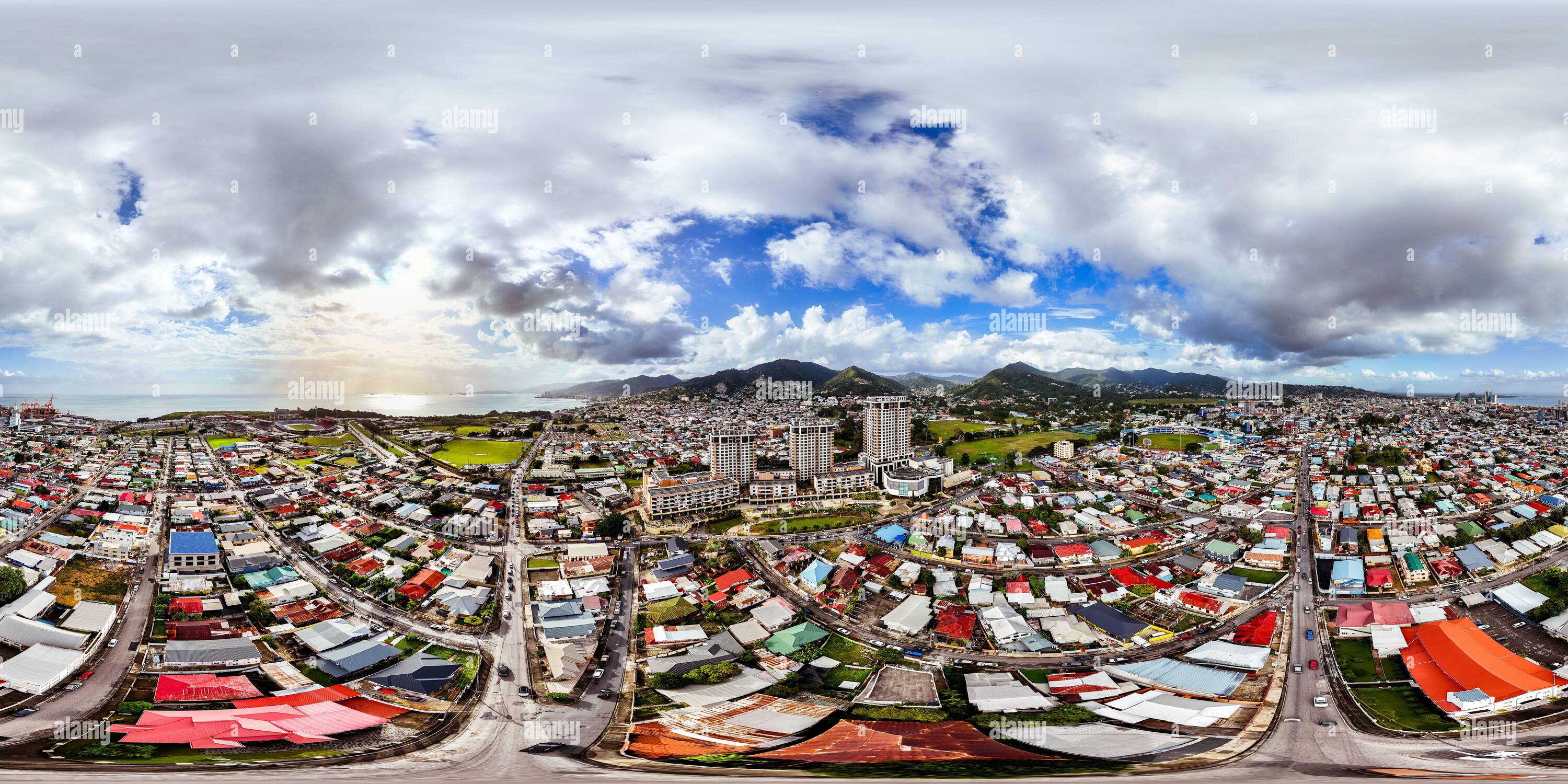 360° view of One Woodbrook Place - Alamy