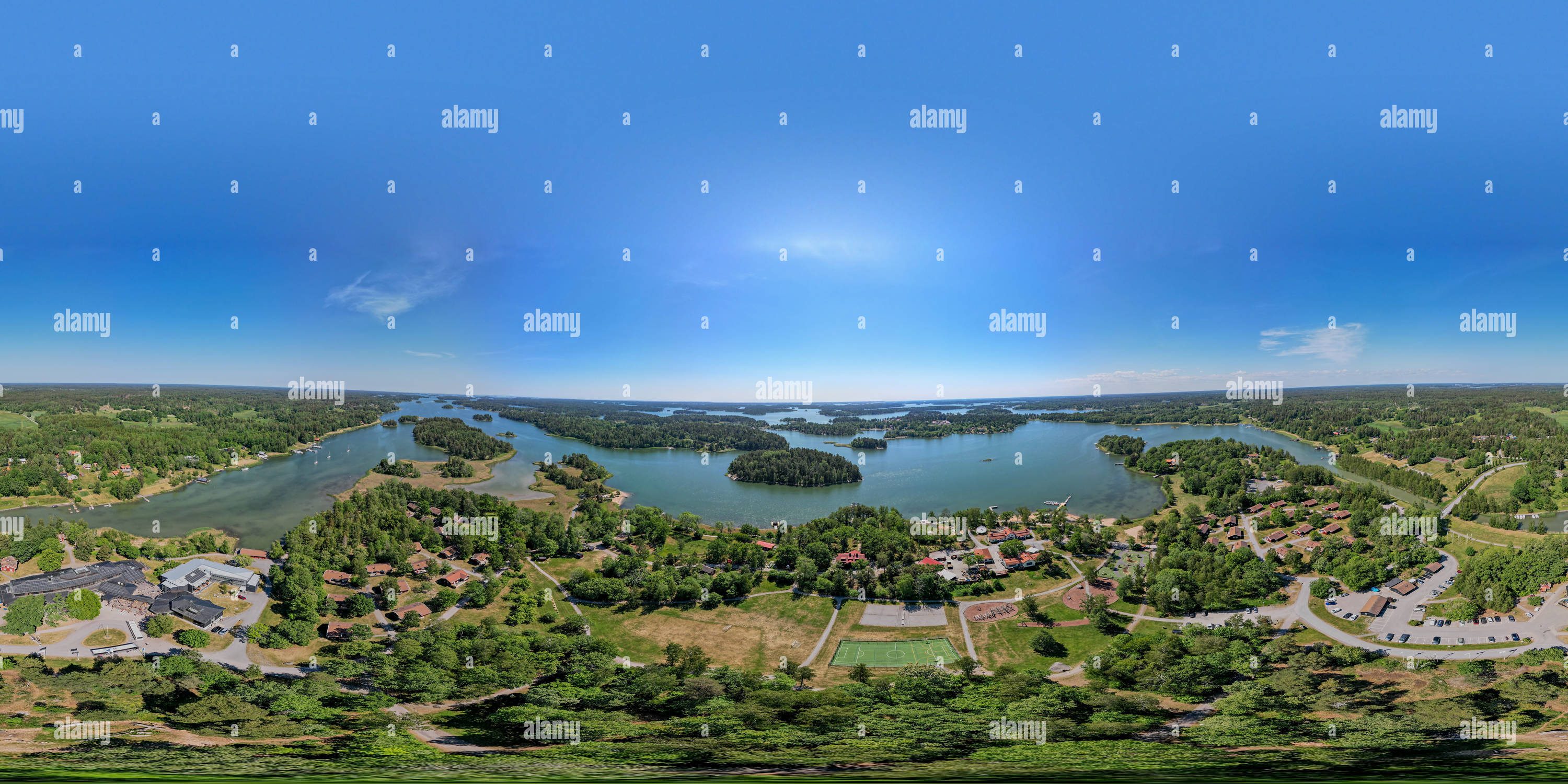 360° view of Marholmen, Norrtälje, Sweden - Alamy