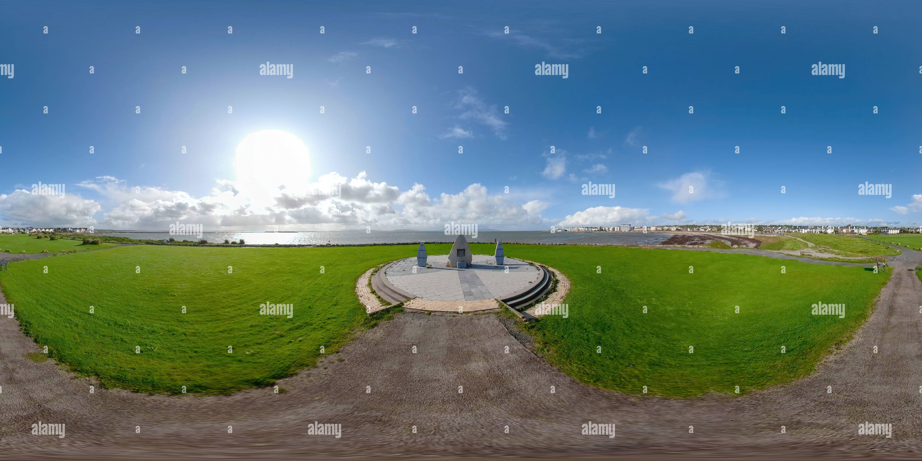 360° view of Famine Ship Memorial, Galway City, Ireland - Alamy