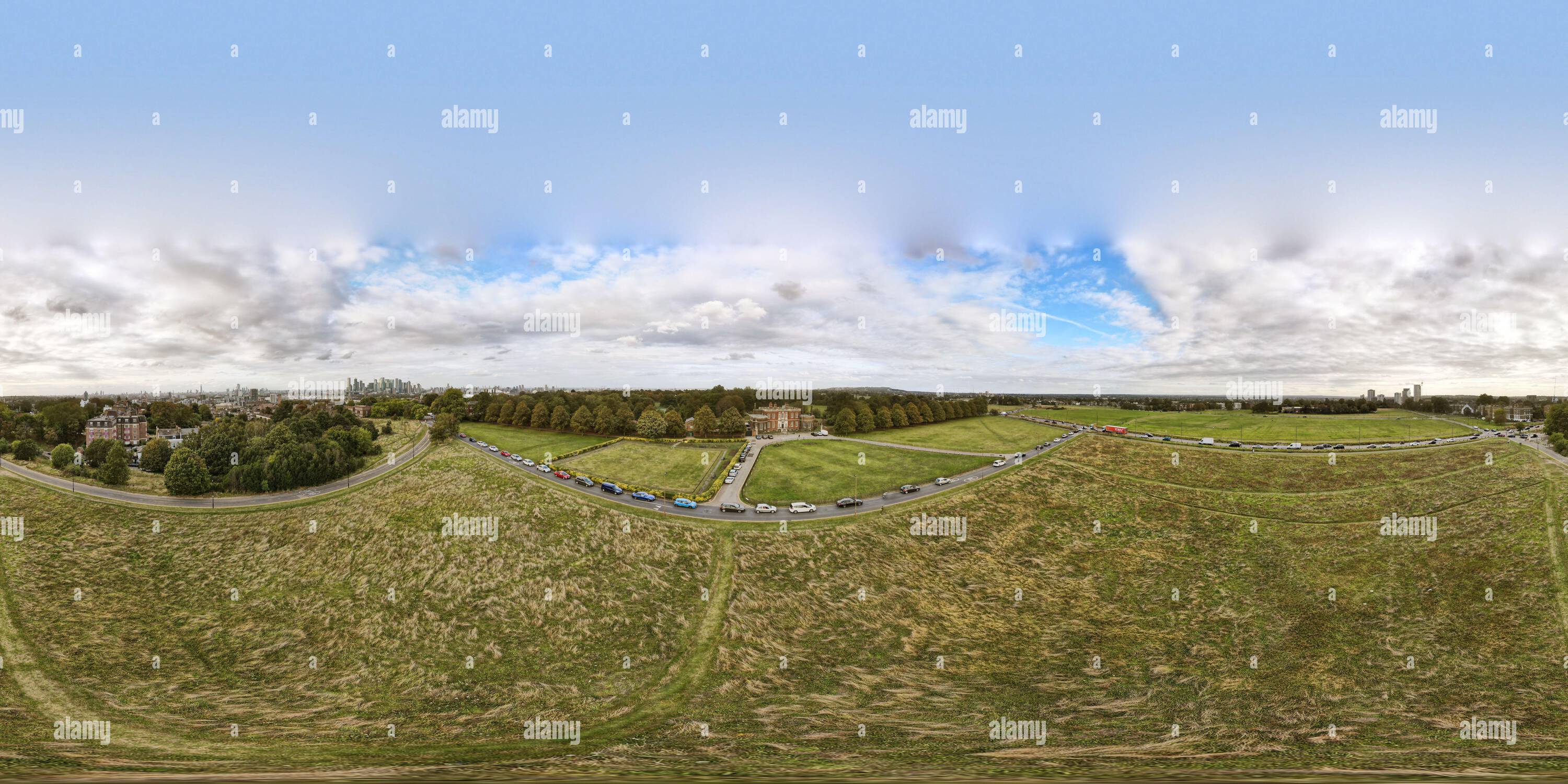 360° view of 360 Aerial View of Ranger's House from Blackheath common ...