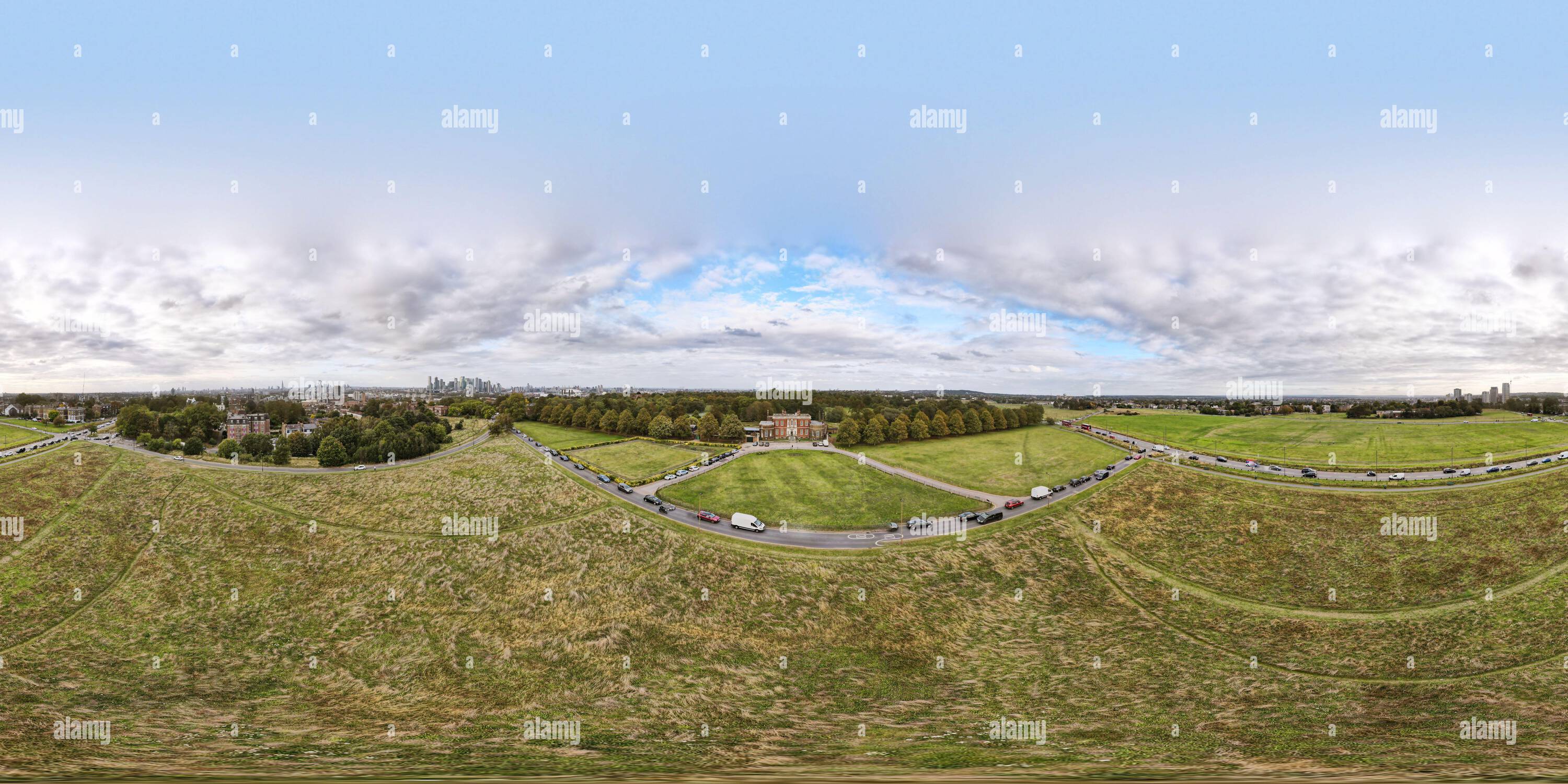 360° view of 360 Aerial View of Ranger's House from Blackheath common ...