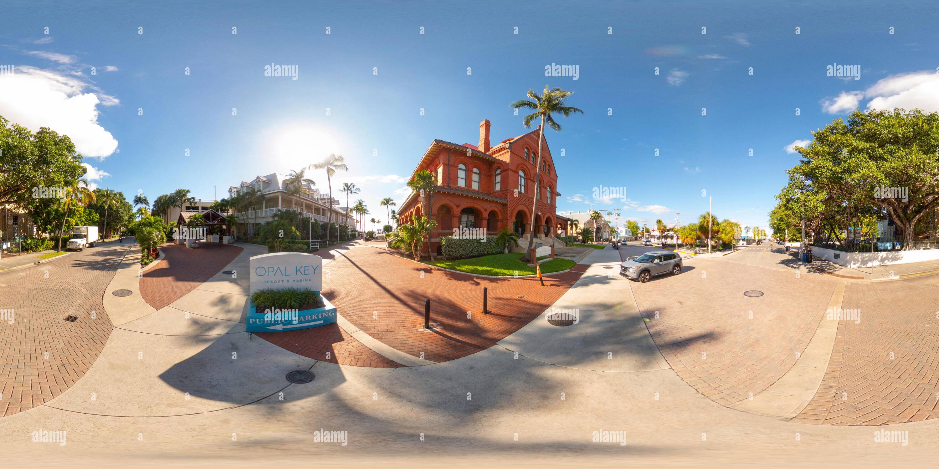360° view of Key West, FL, USA - October 21, 2023: Opal Key Resort and ...