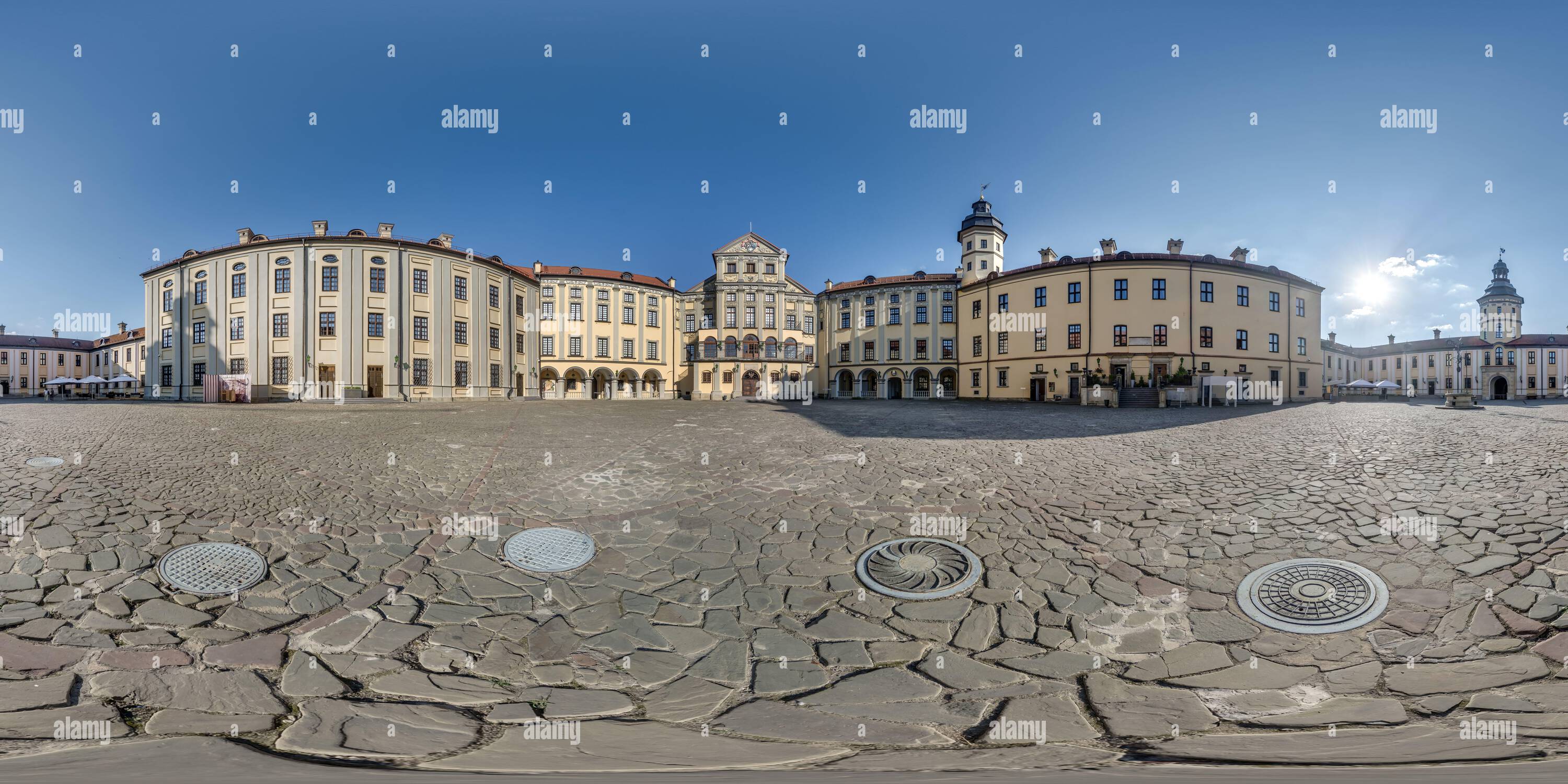 360° view of seamless spherical hdri 360 panorama overlooking ...