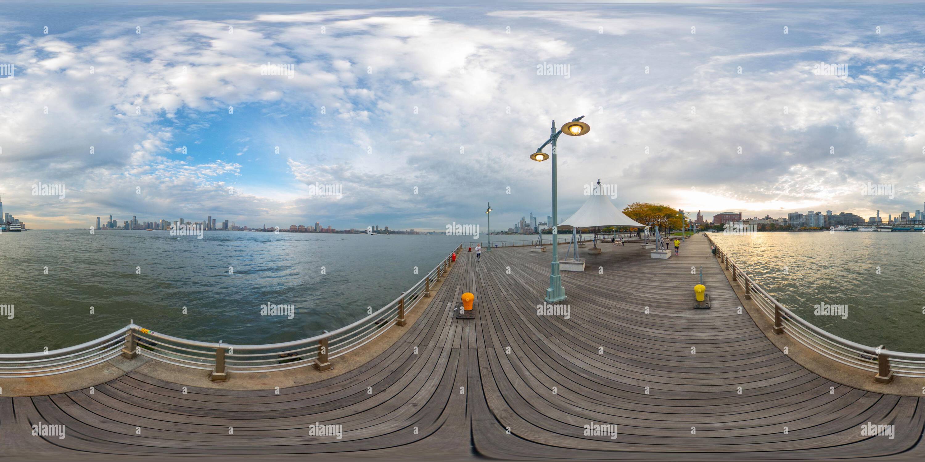 360° view of New York, NY, USA - October 27, 2023: Christopher Street ...