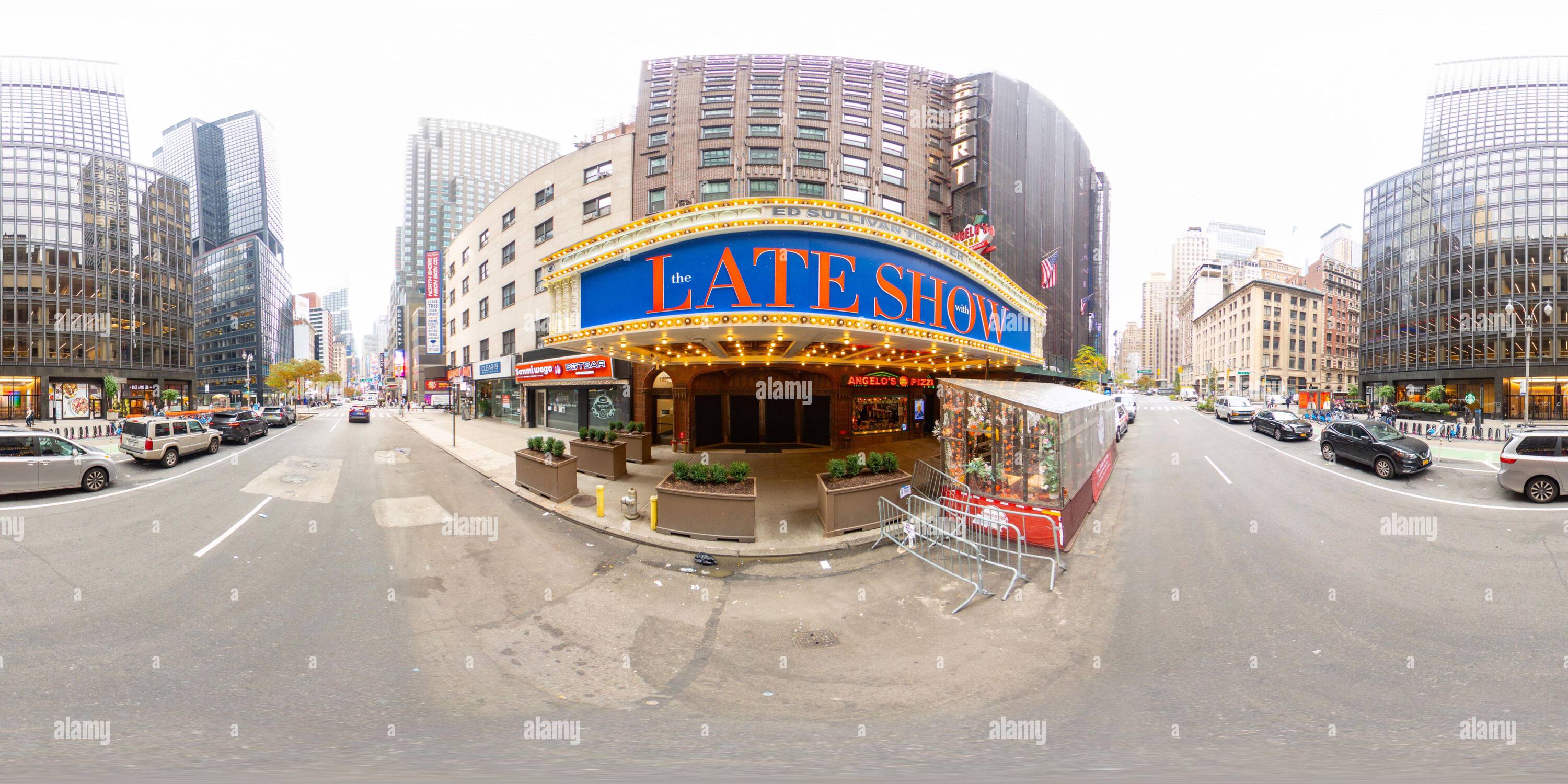 360° view of New York, NY, USA - October 27, 2023: The Late Show ...