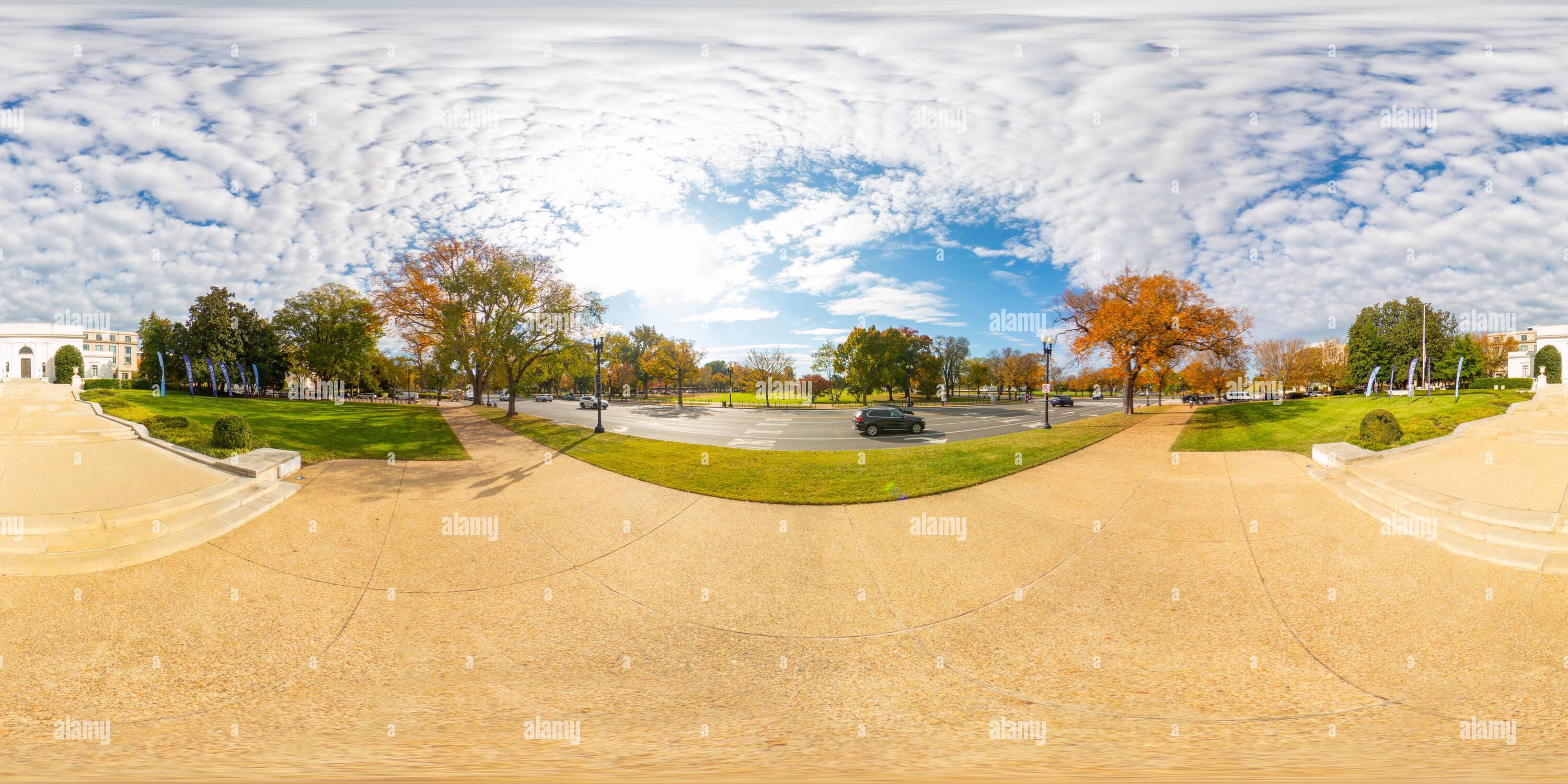 360° view of Washington DC, USA - October 28, 2023: American ...