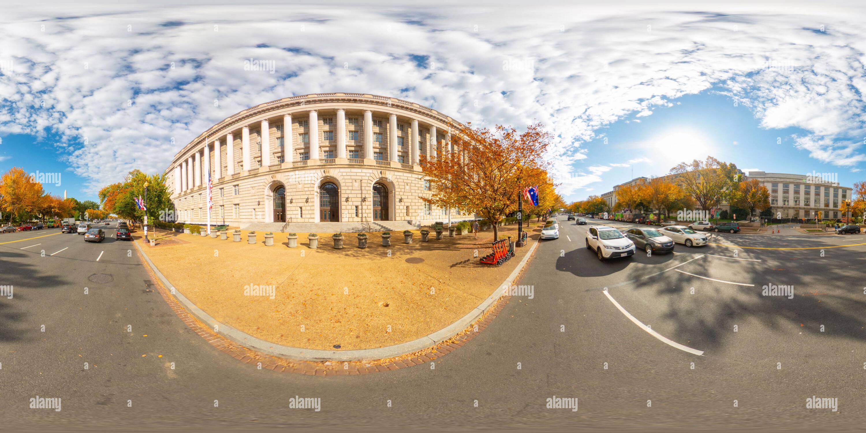360° view of Washington DC, USA - October 28, 2023: National Office ...