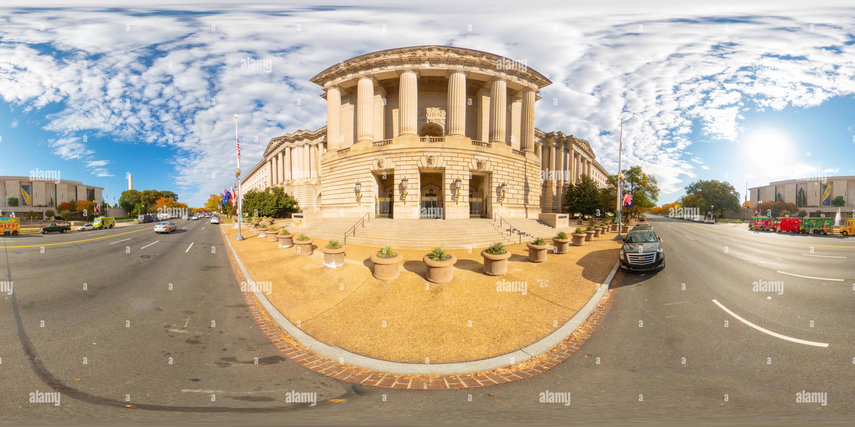 360° view of Washington DC, USA - October 28, 2023: Stock image US ...