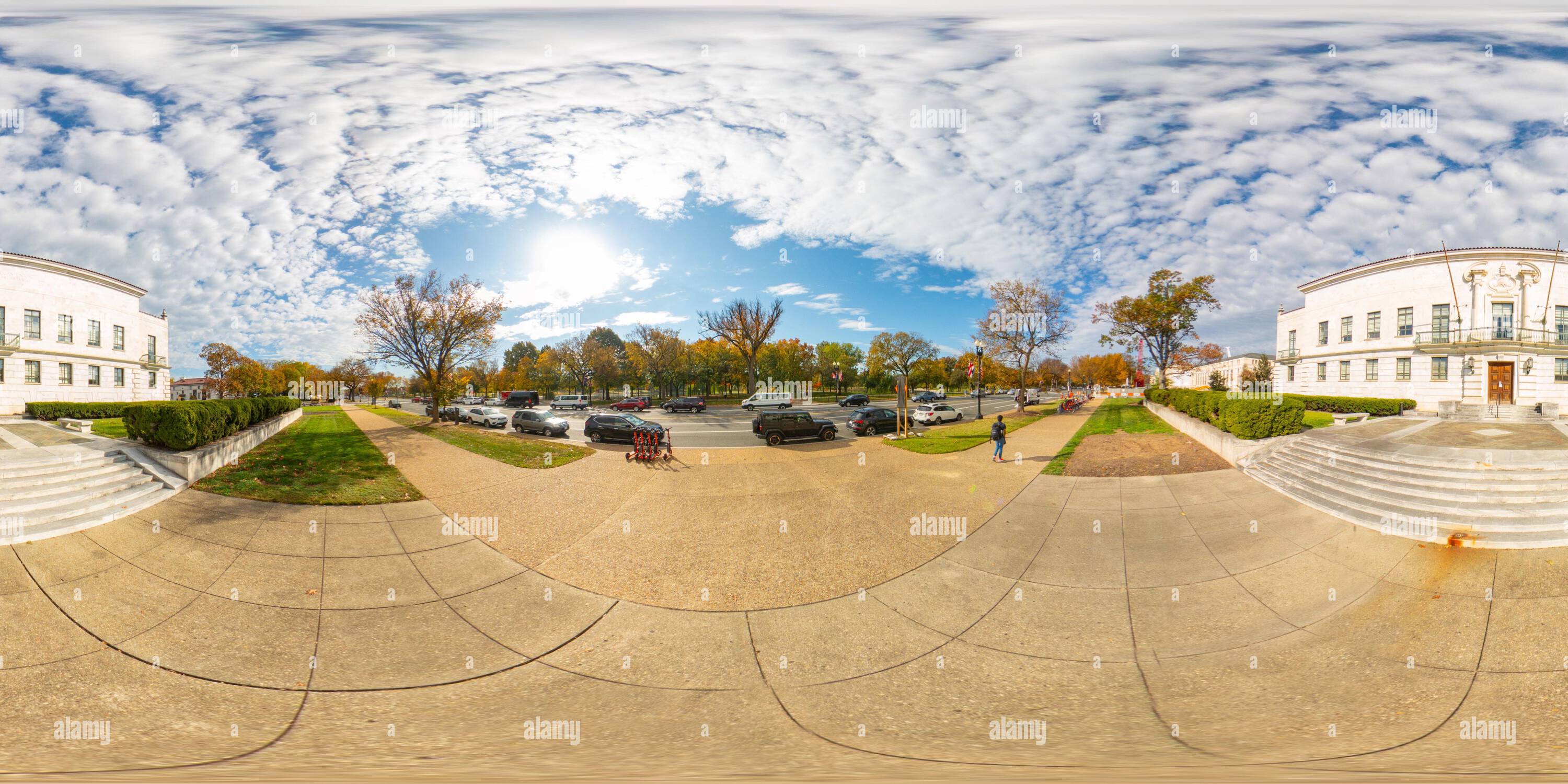 360° view of Washington DC, USA - October 28, 2023: The Trust For The ...