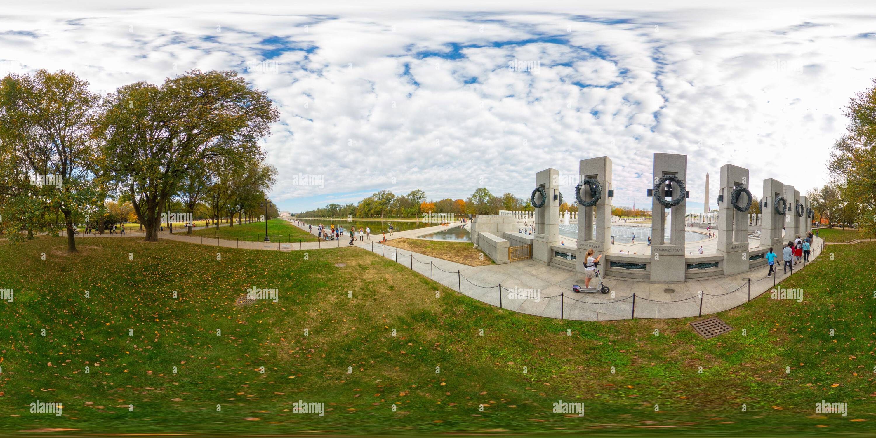 360° view of Washington DC, USA - October 28, 2023: Stock photo ...