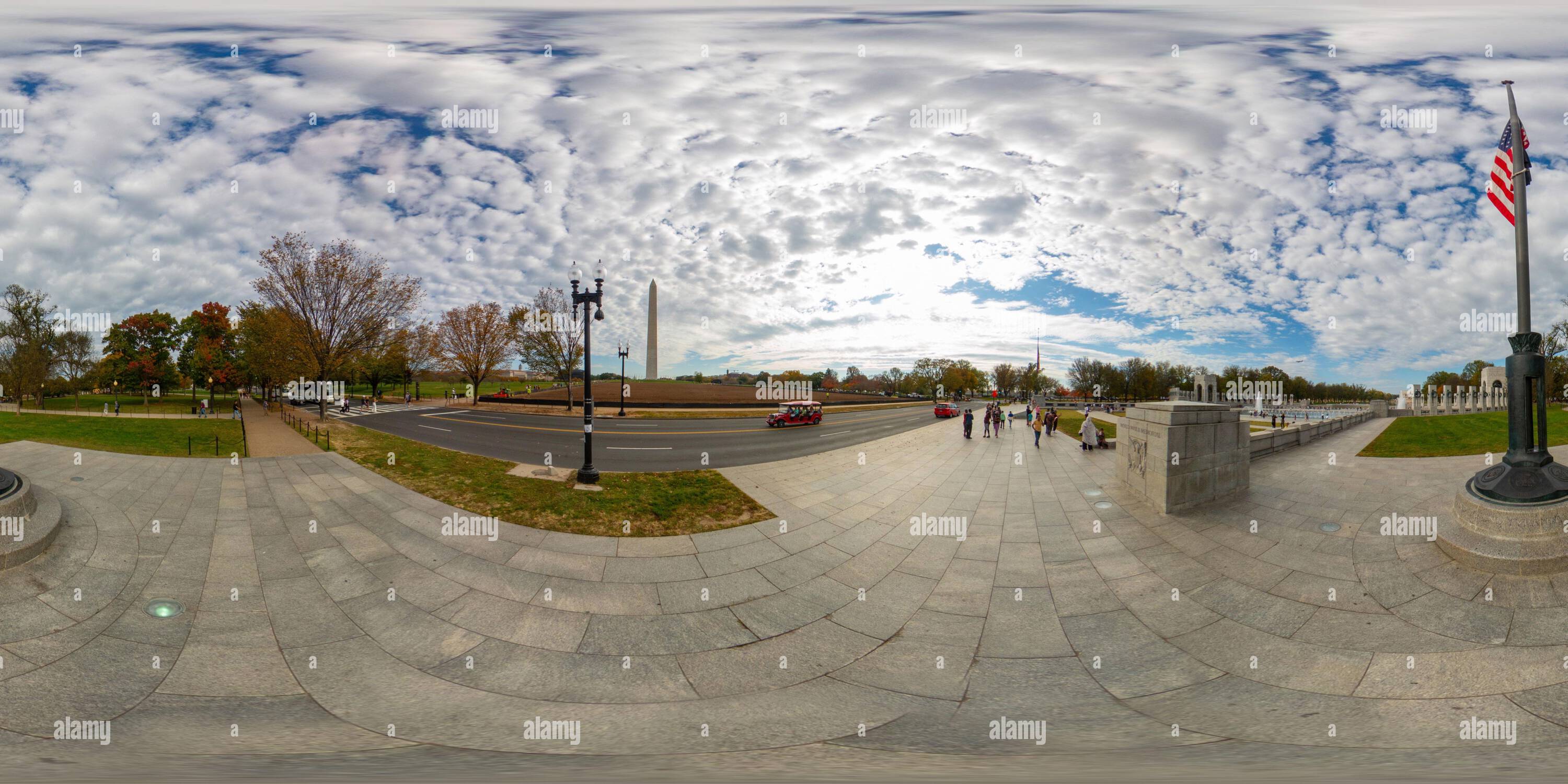 360° view of Washington DC, USA - October 28, 2023: Stock photo ...
