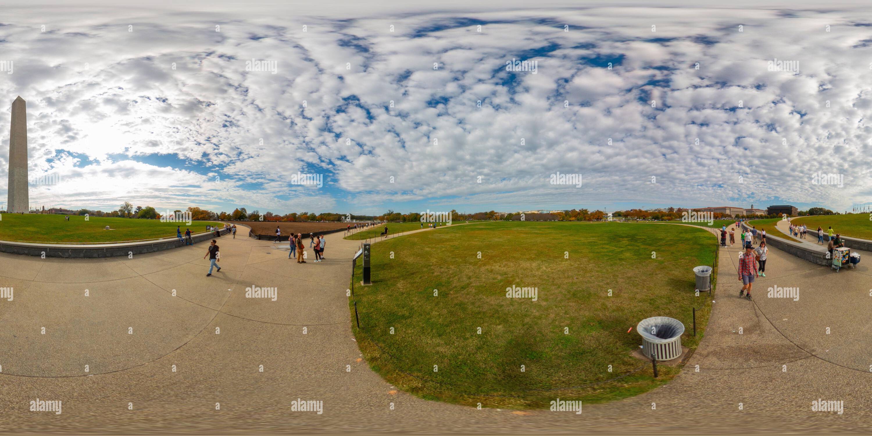 360° view of Washington DC, USA - October 28, 2023: Stock photo ...