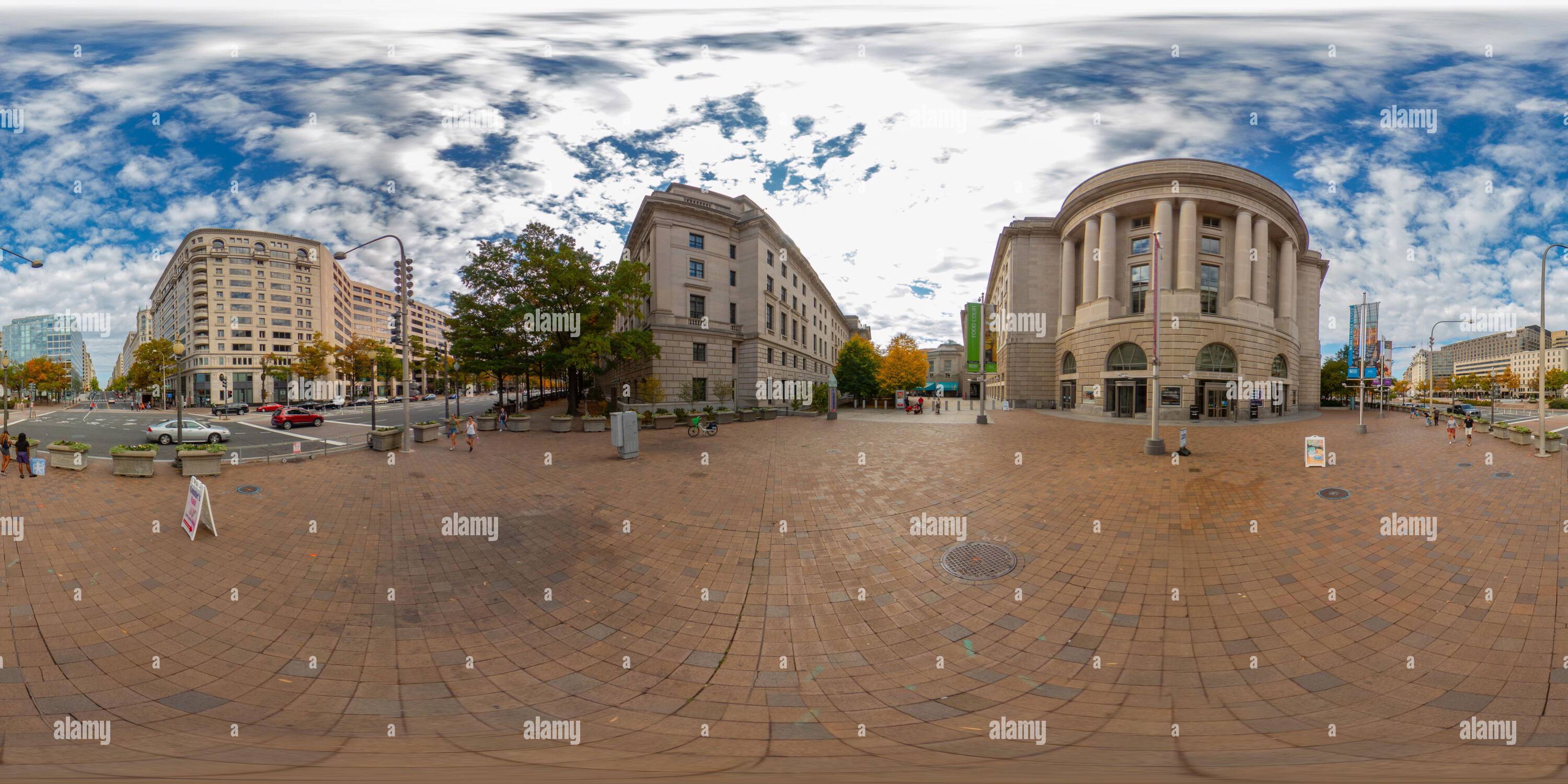 360° view of Washington DC, USA - October 28, 2023: Stock photo Old ...