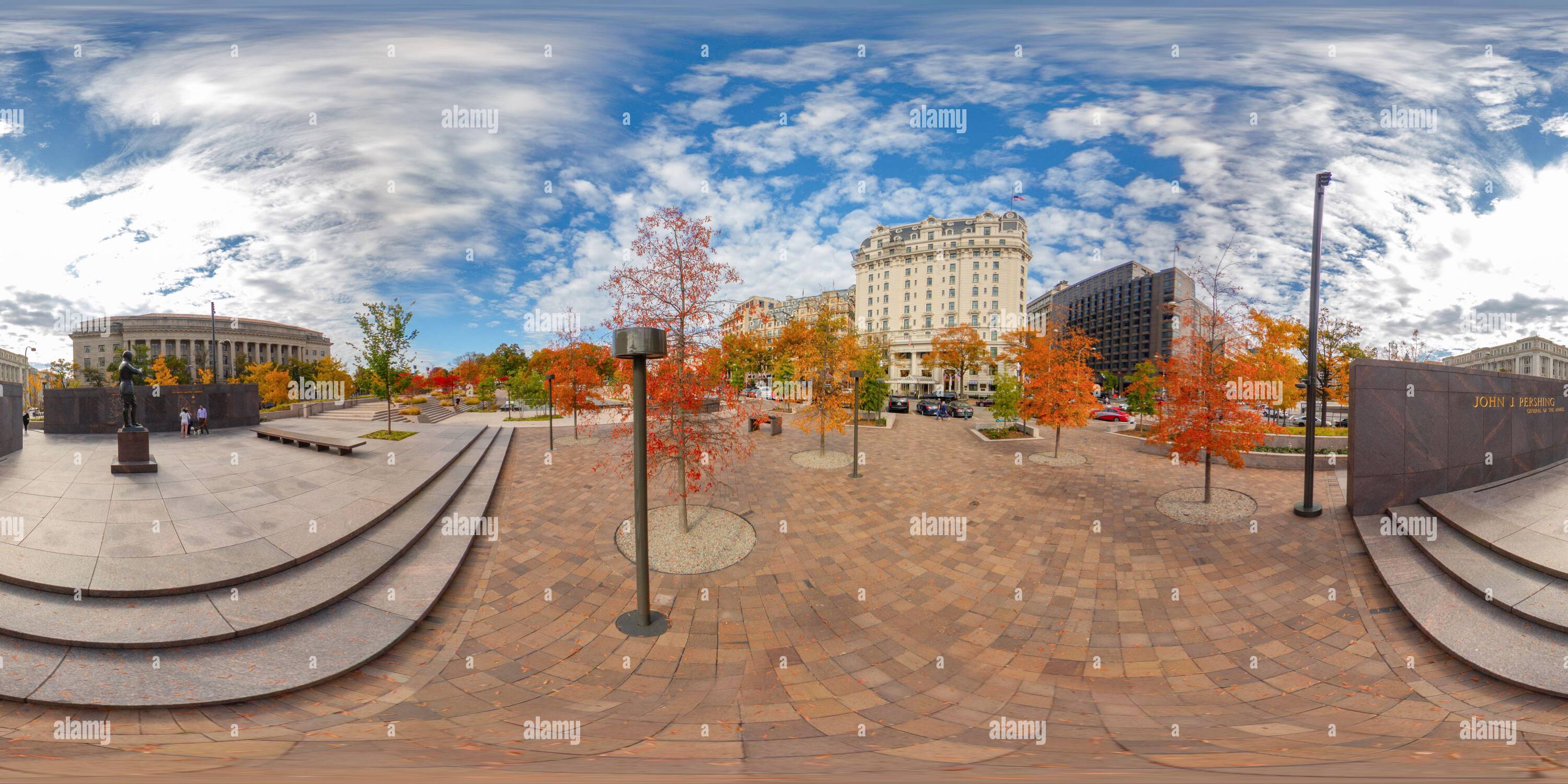 360° view of Washington DC, USA - October 28, 2023: Stock photo ...