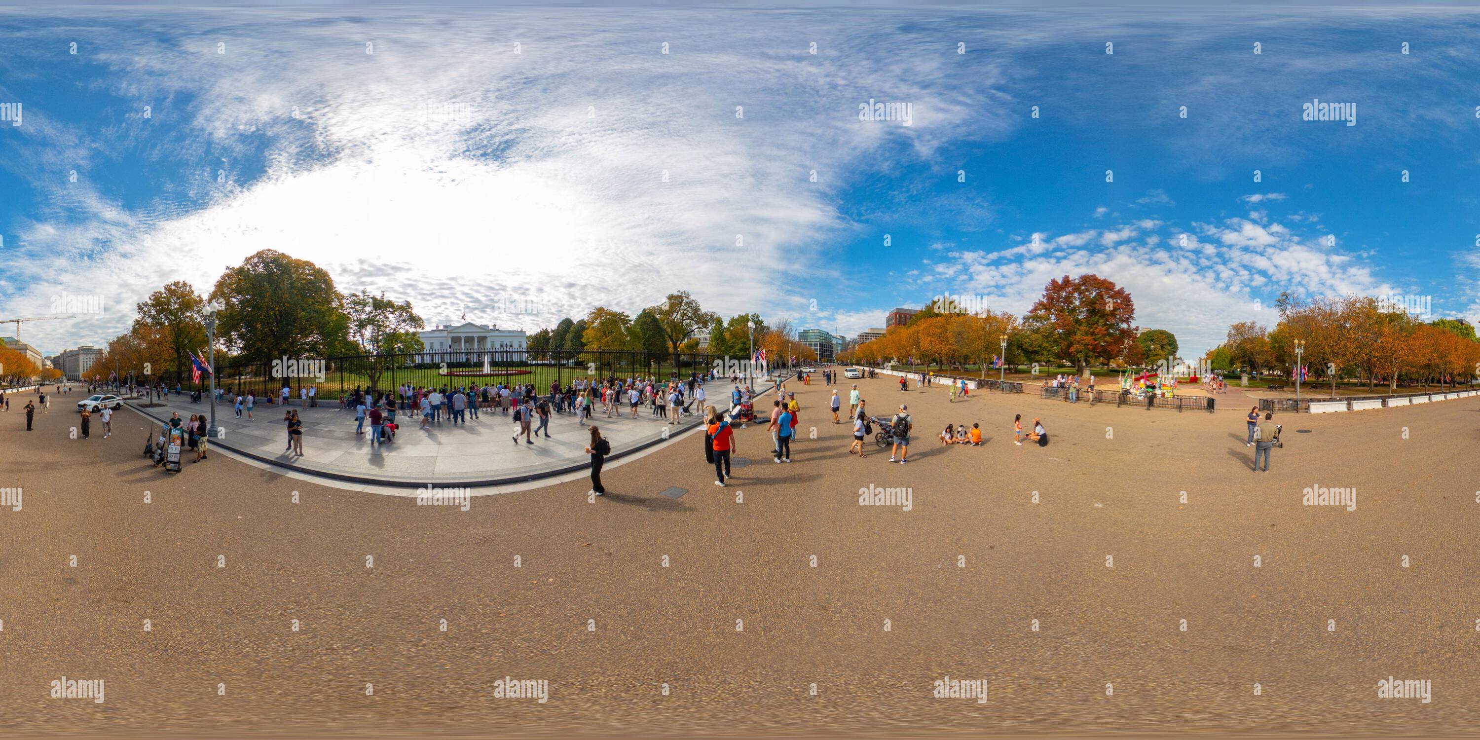 360° view of Washington DC, USA - October 28, 2023: Stock photo The ...