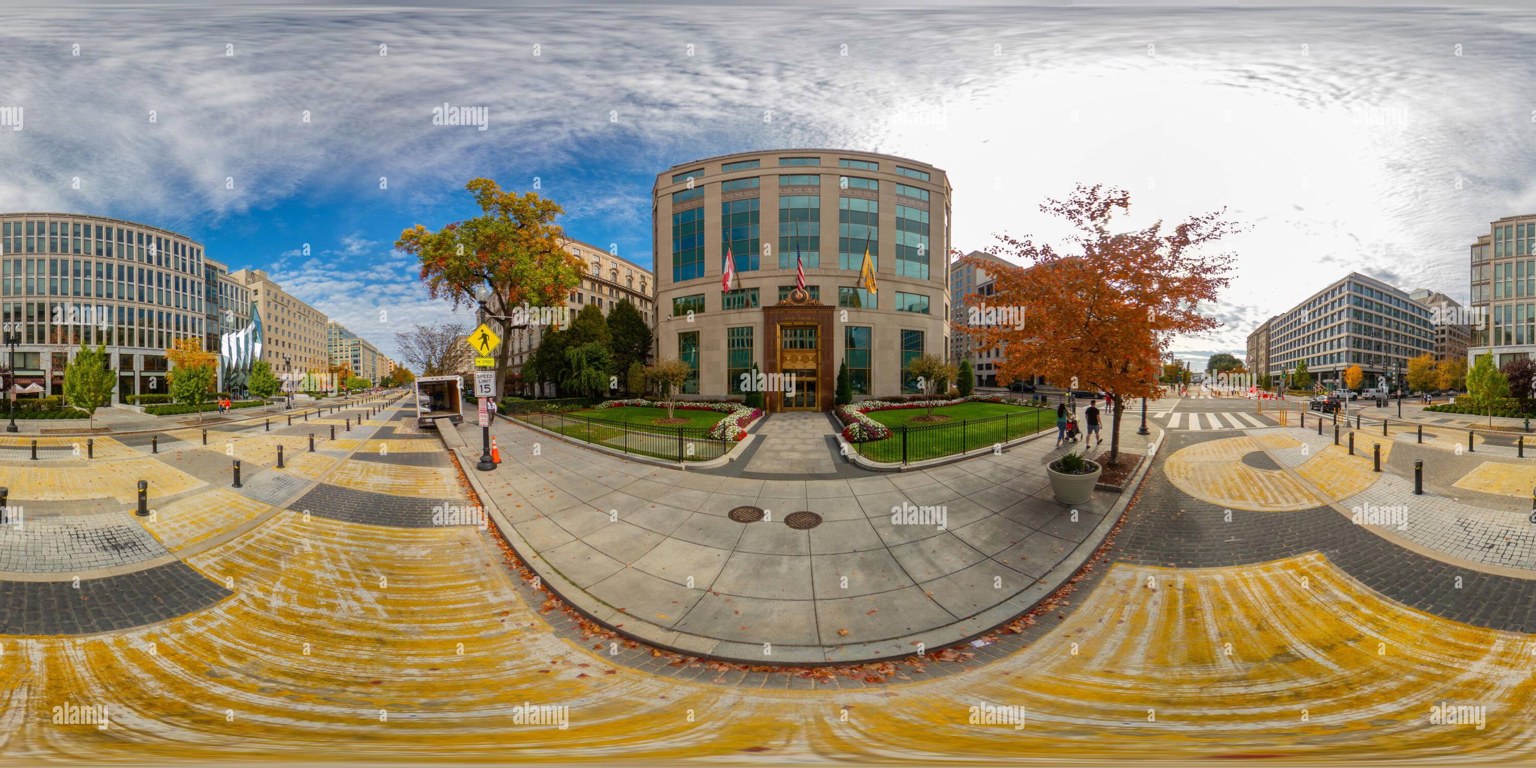 360° view of Washington DC, USA - October 28, 2023: LIUNA Laborers ...