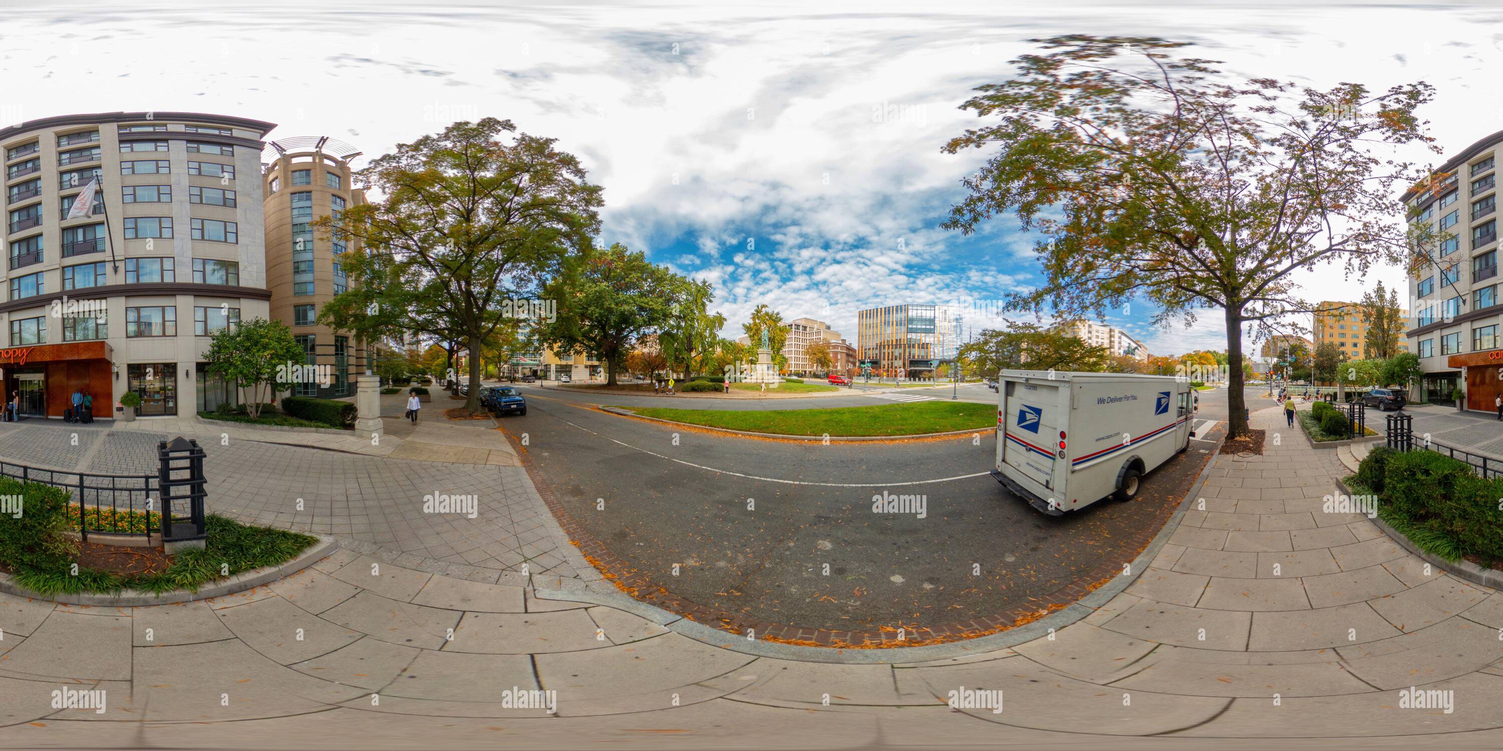 360° view of Washington DC, USA - October 28, 2023: Canopy by Hilton ...