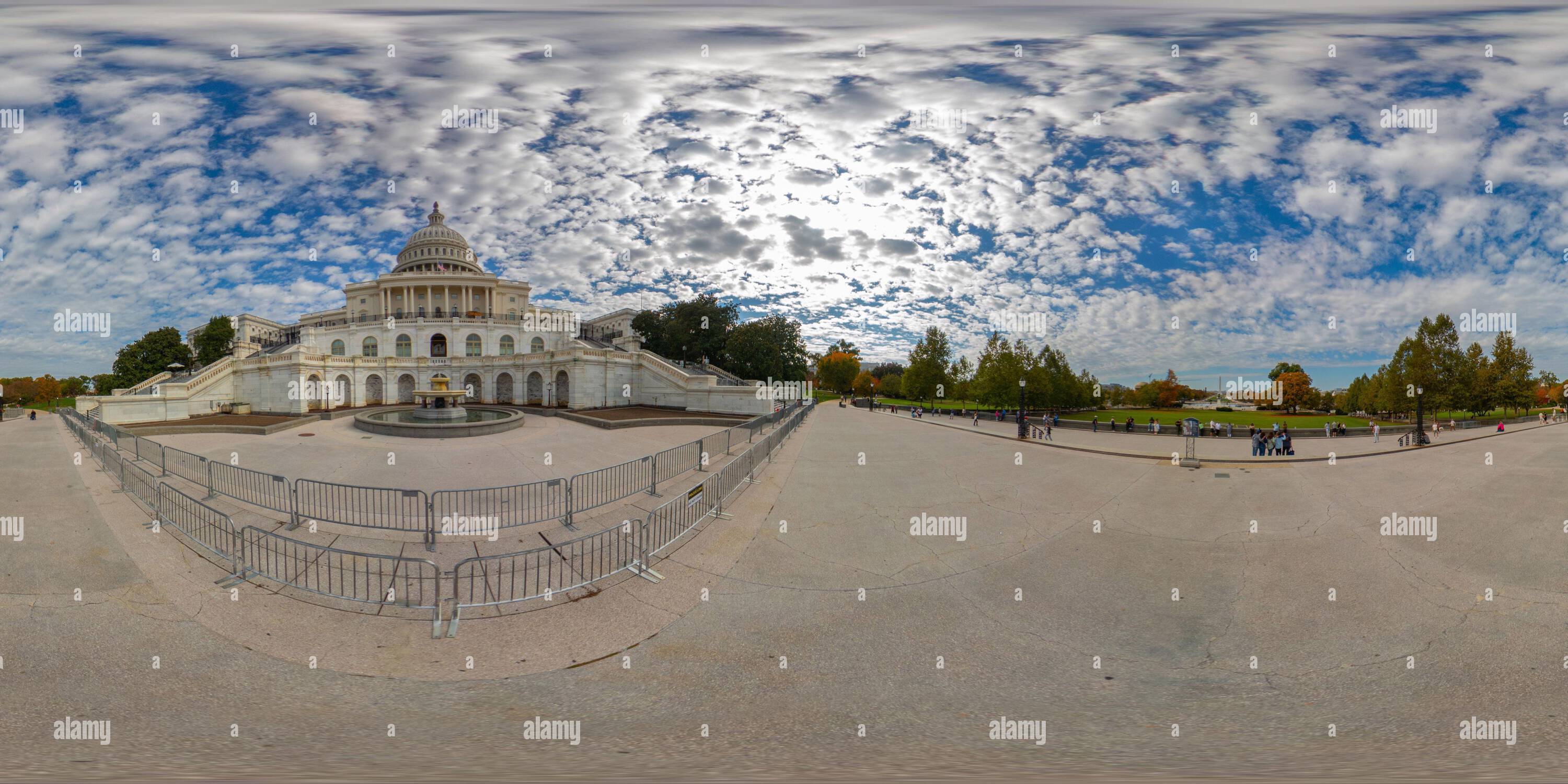 360° view of Washington DC, USA - October 28, 2023: Stock photo United ...