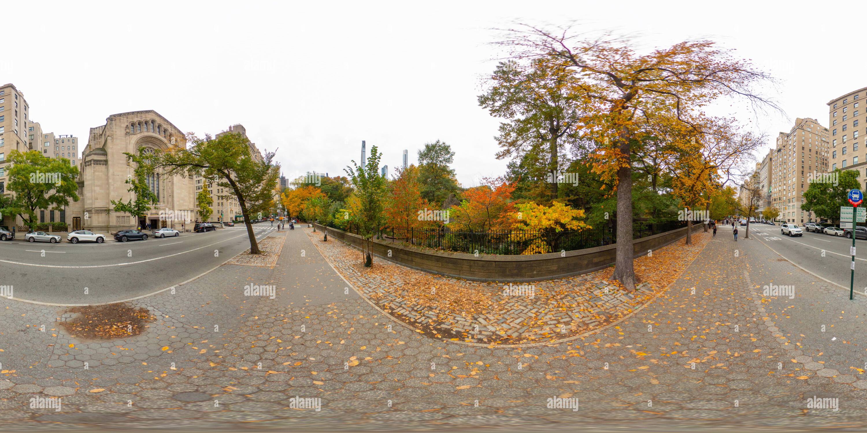 360° view of New York, NY, USA - October 27, 2023: New York by Central ...